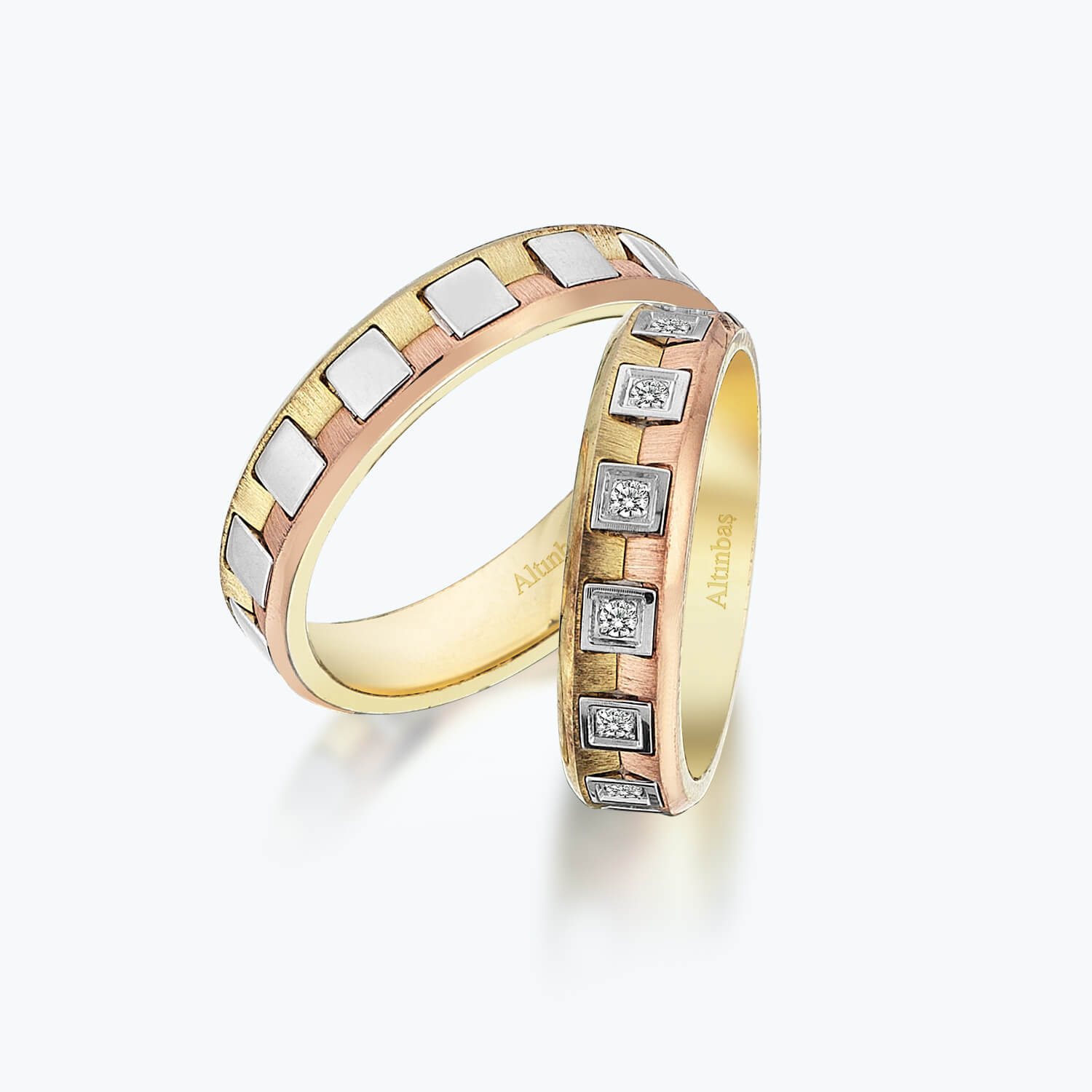 Altın Triamor İkili Alyans