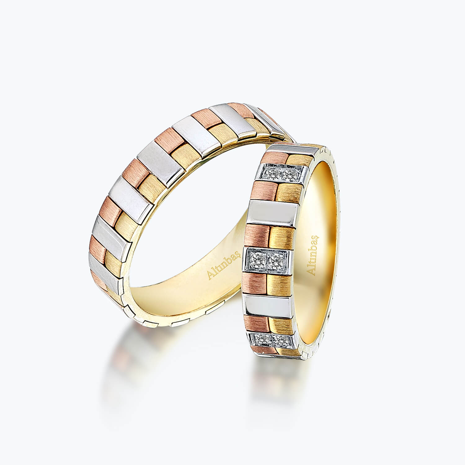 Altın Triamor İkili Alyans