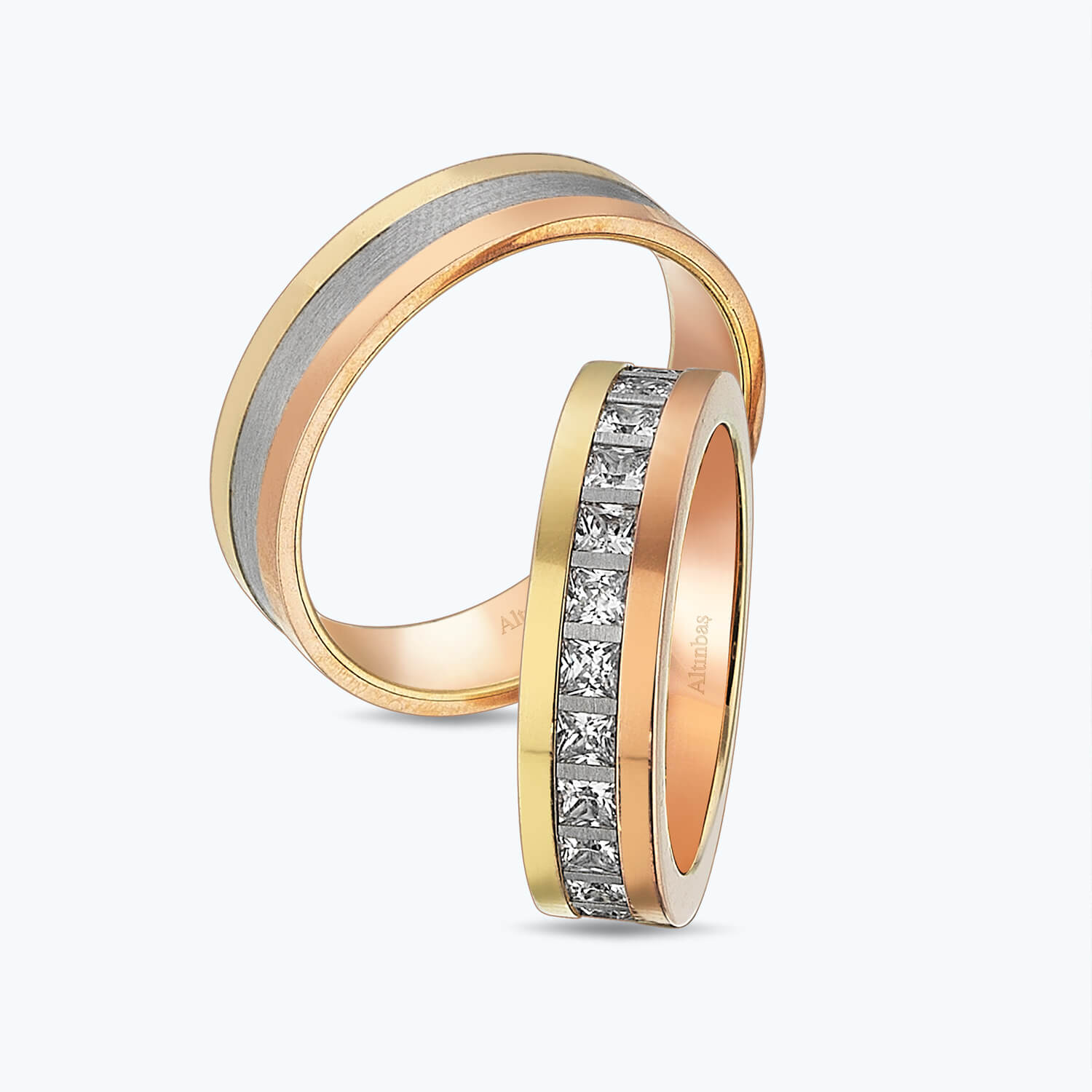 Altın İkili Alyans Altın İkili Alyans