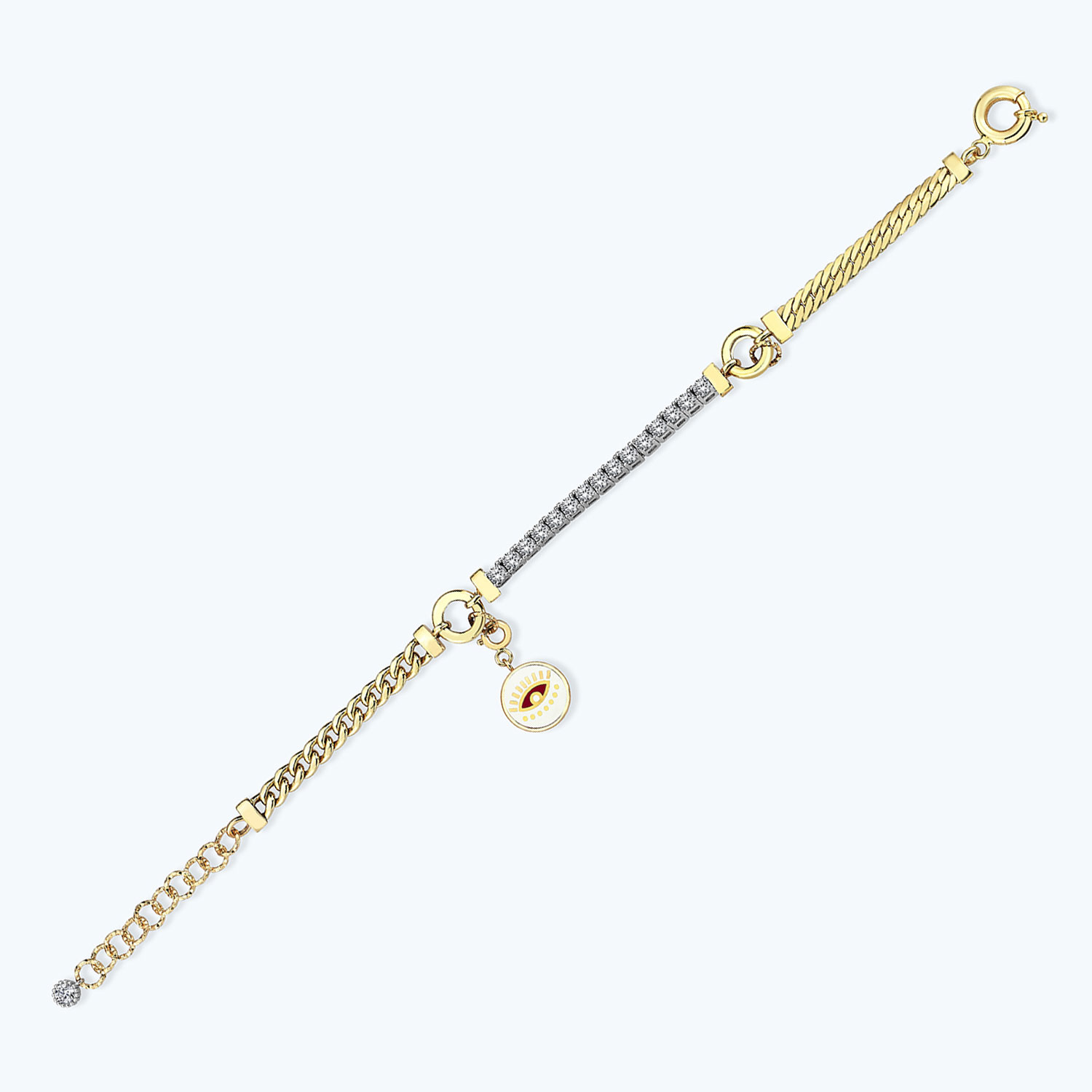 Altın Zincir Göz Bileklik