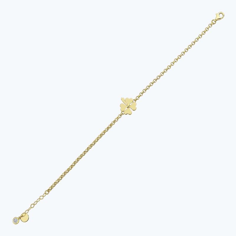 Altın Yonca Bileklik