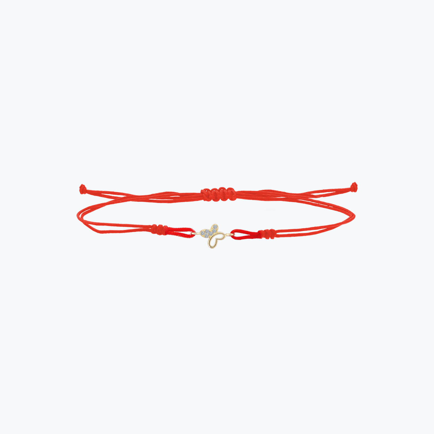 Altın İpli Kelebek Bileklik