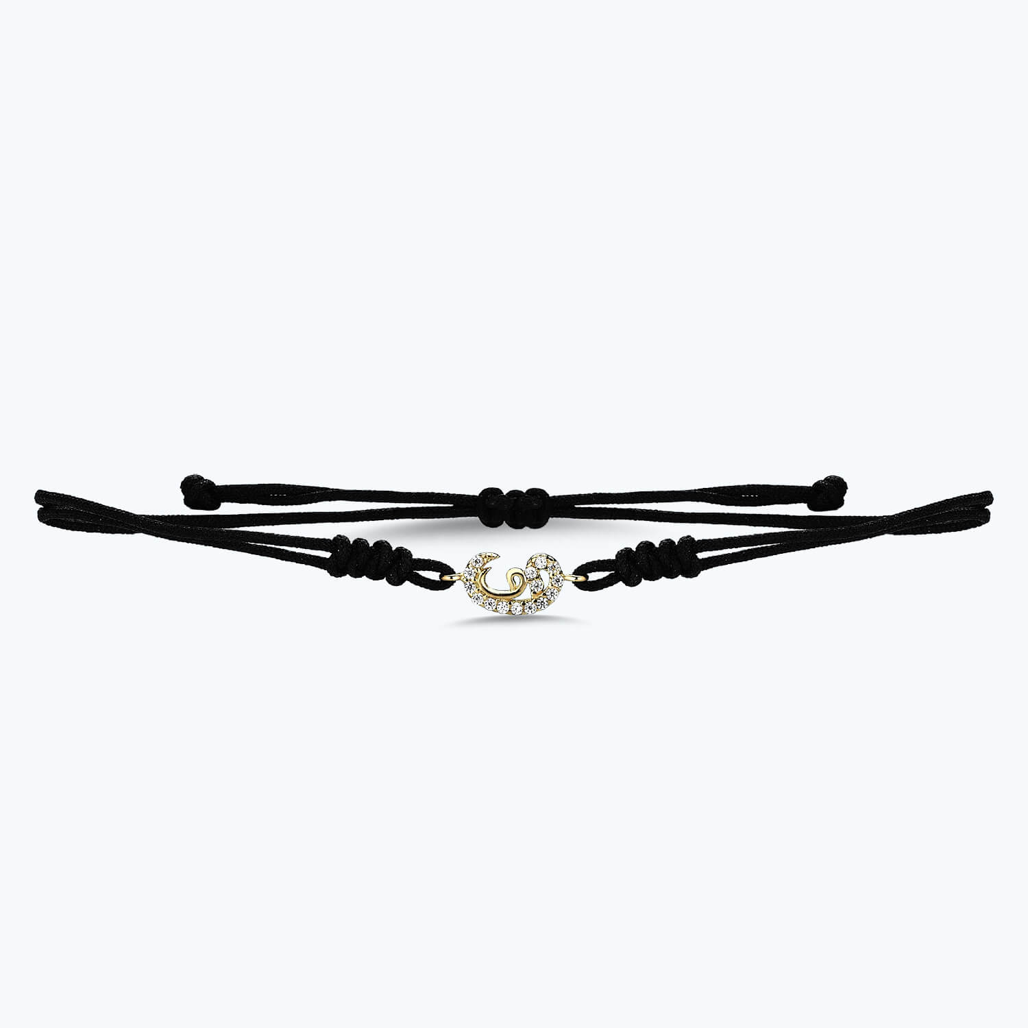 Altın İpli Vav Bileklik