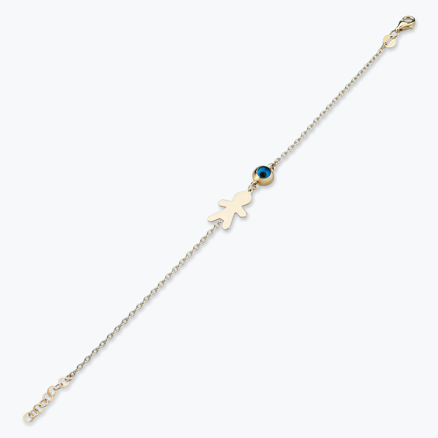 Altın Erkek Çocuk İsimli Bileklik