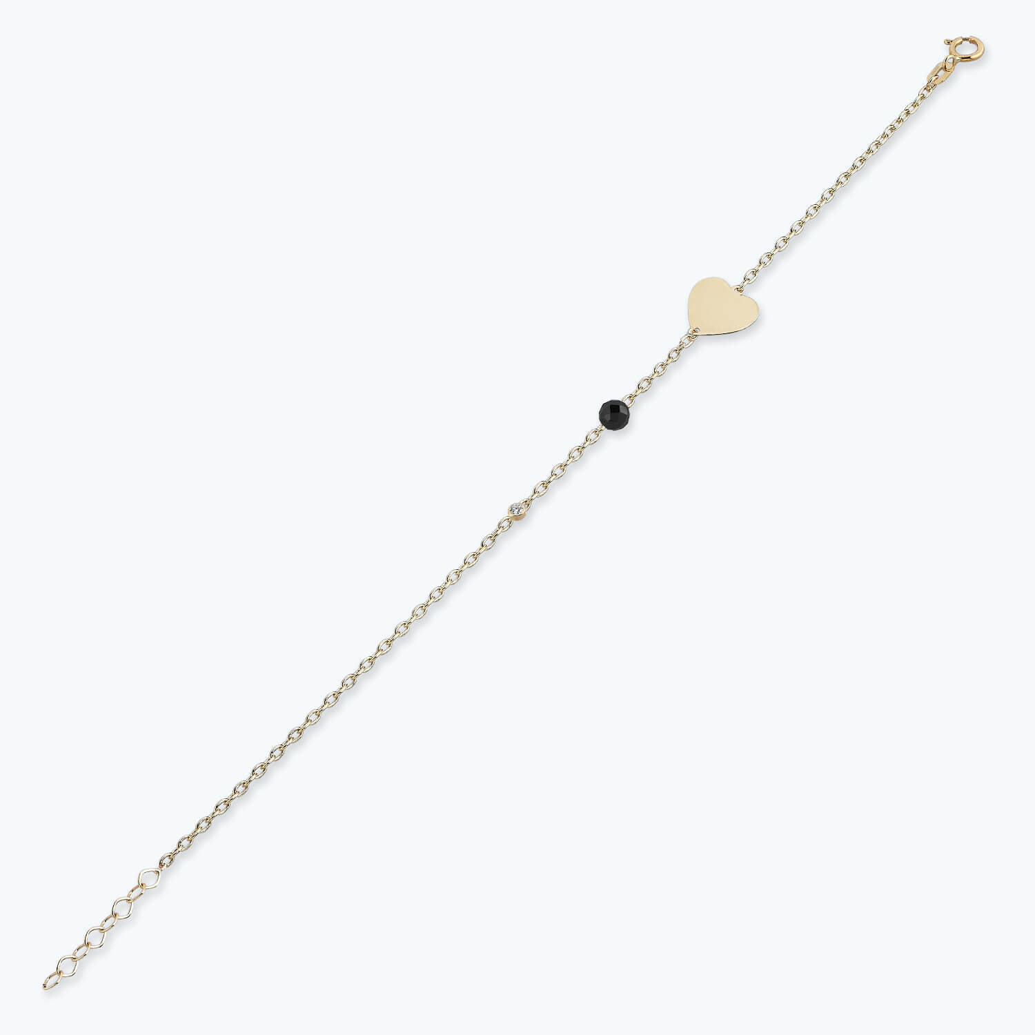 Pırlanta Kalp Bileklik