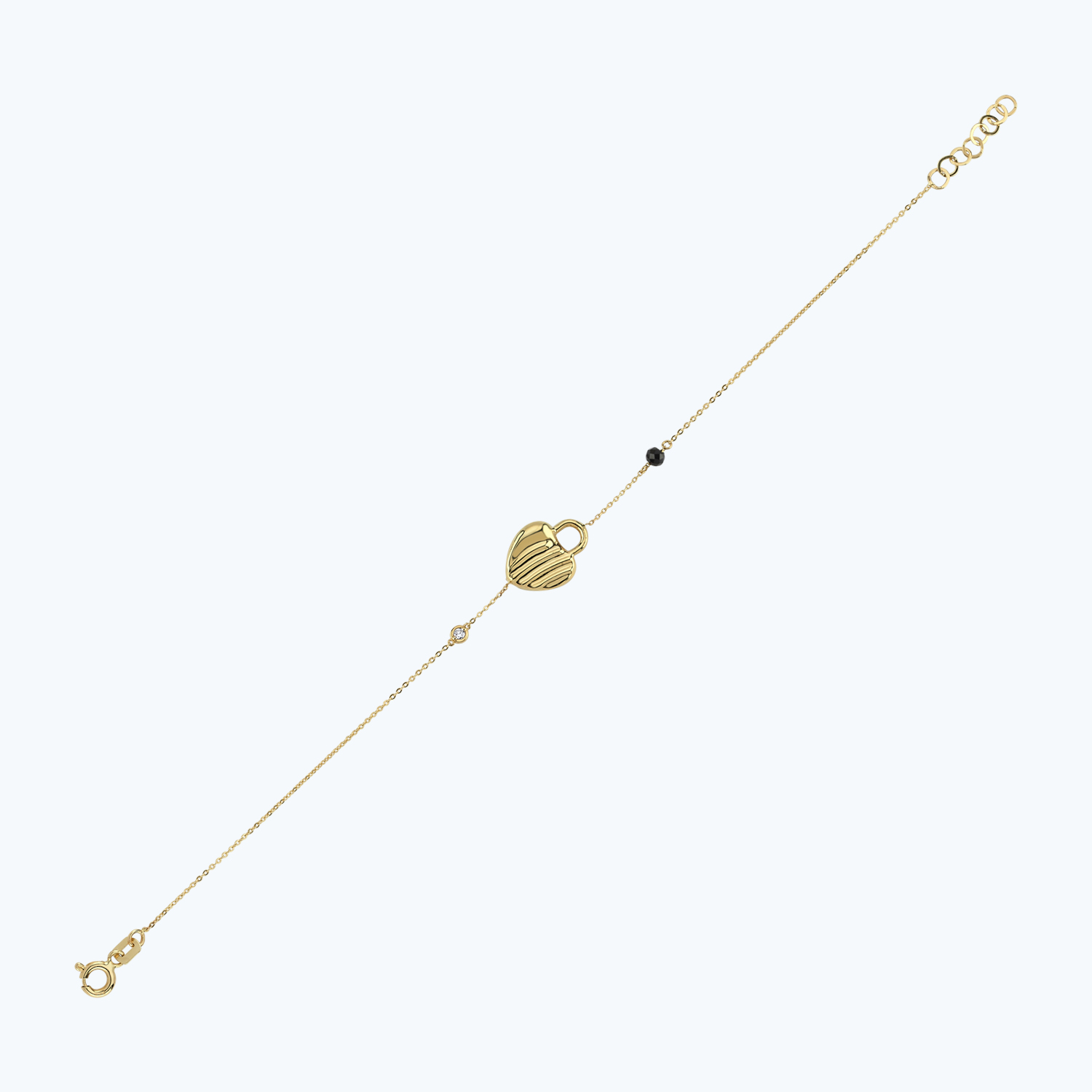 Pırlanta Spinel Taşlı Bileklik Pırlanta Spinel Taşlı Bileklik