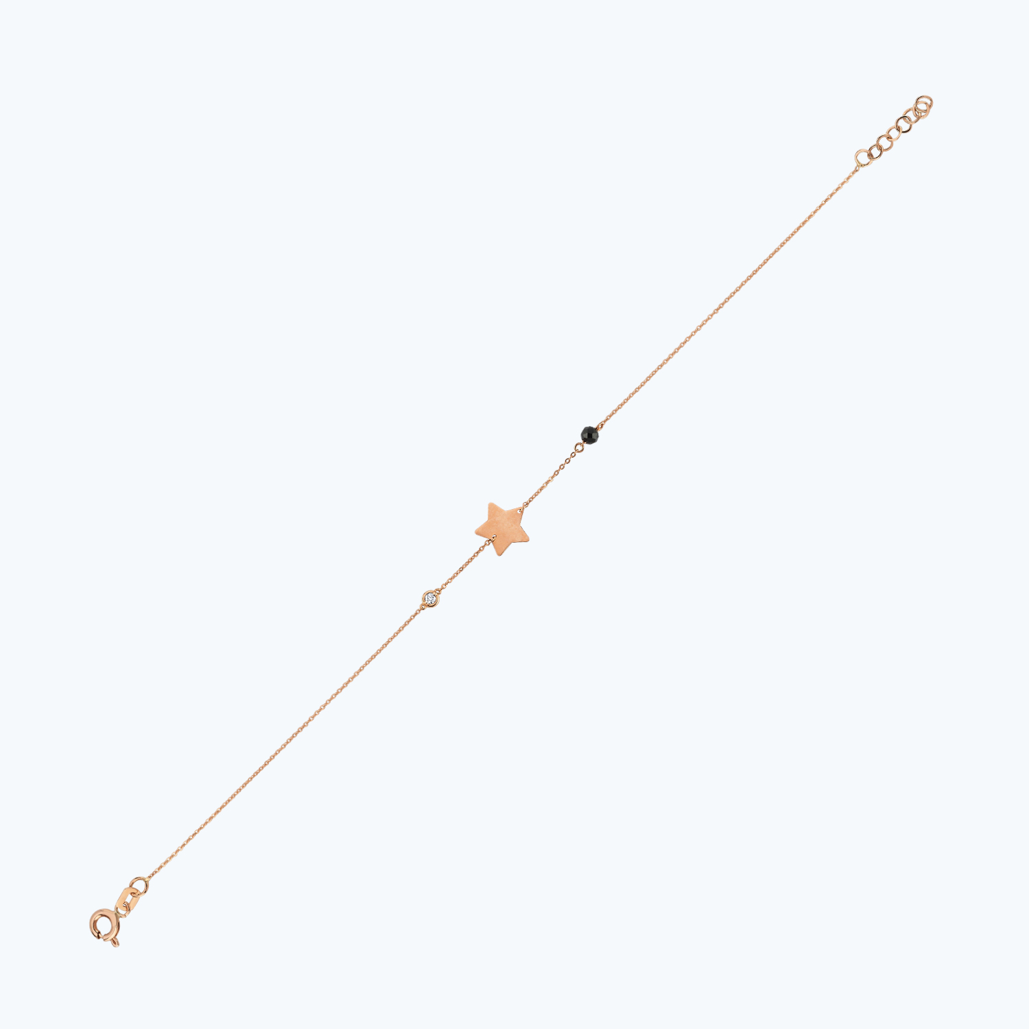 Pırlanta Spinel Taşlı Yıldız Bileklik Pırlanta Spinel Taşlı Yıldız Bileklik