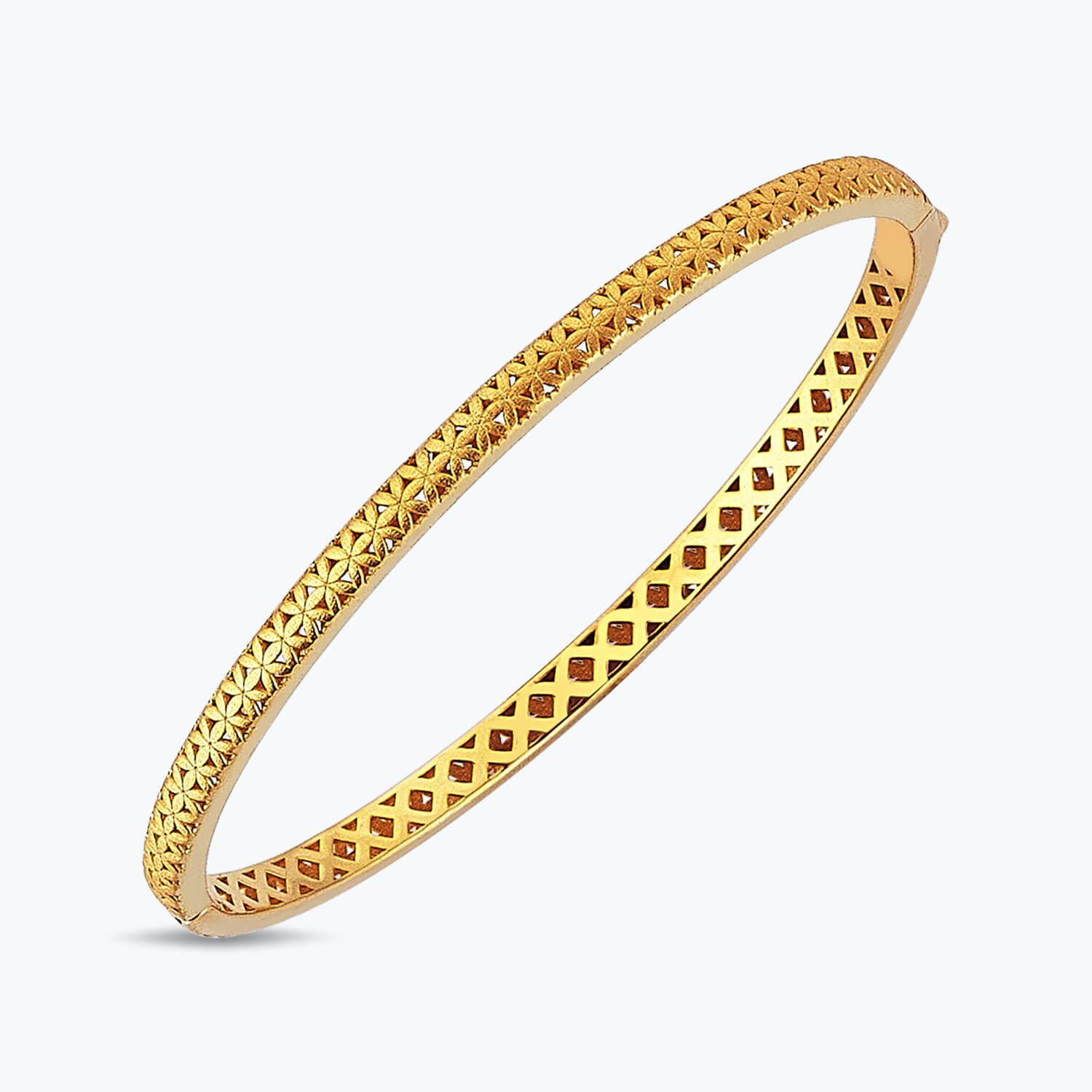 22 Ayar Altın Yaşam Çiçeği Bilezik