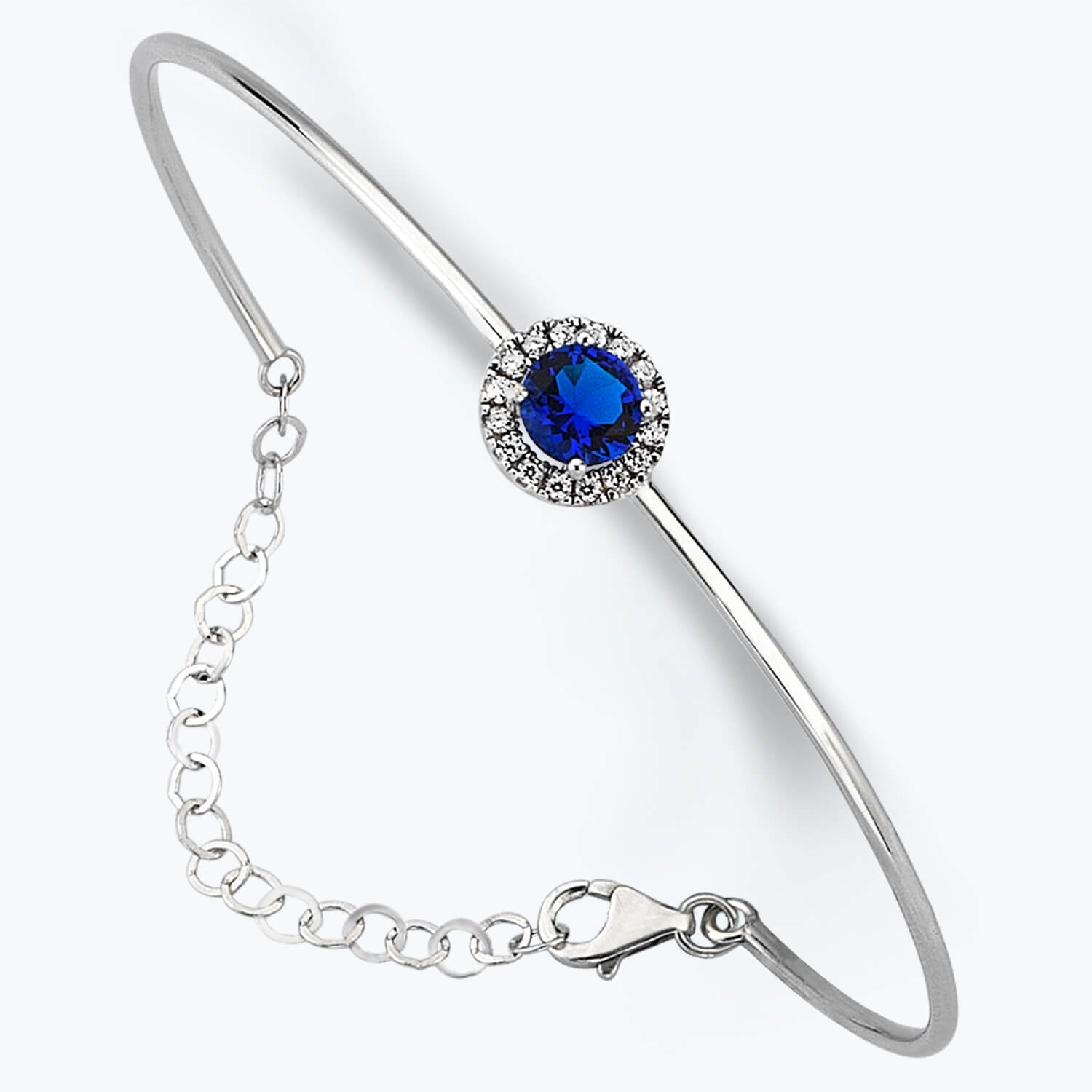 Mavi Taşlı Altın Bilezik Mavi Taşlı Altın Bilezik