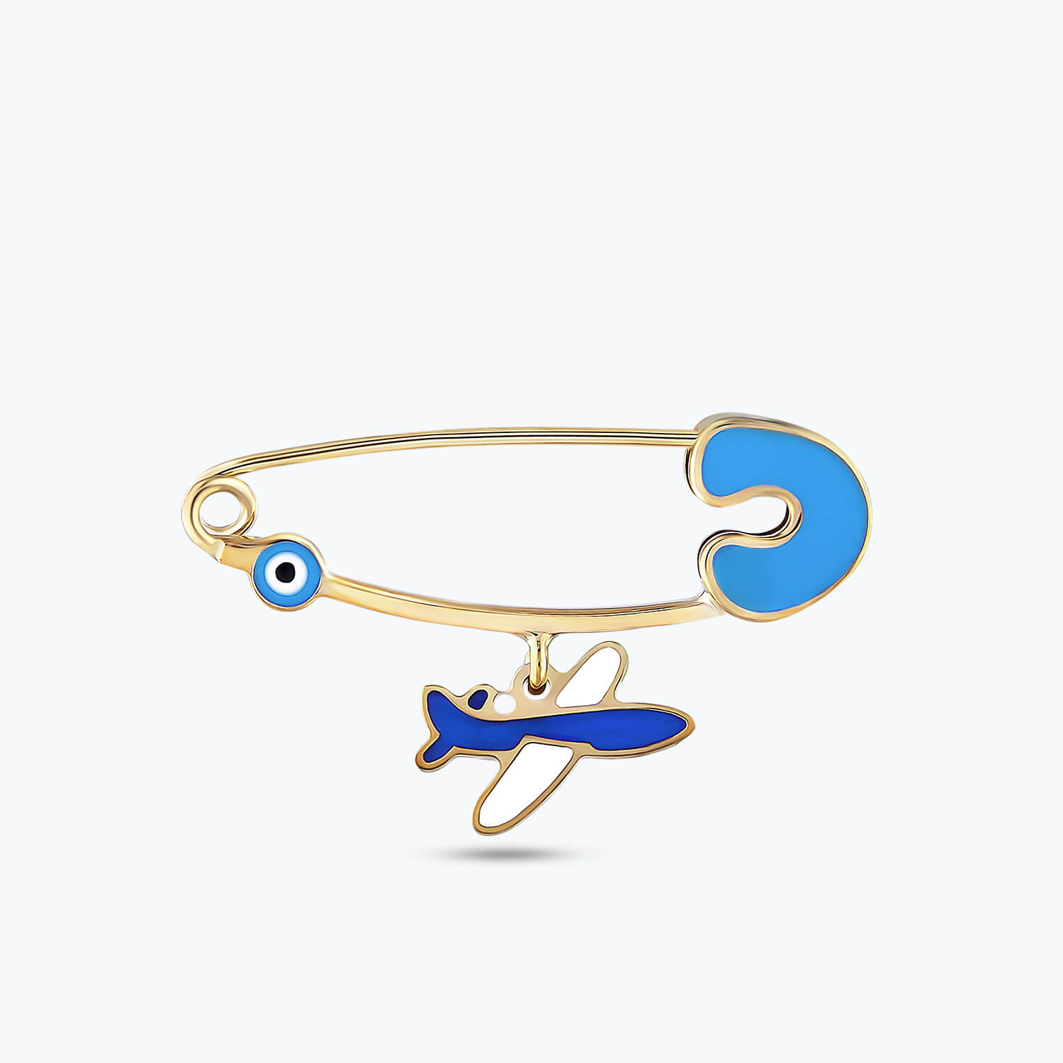 Altın Bebek Uçak İğne Altın Bebek Uçak İğne