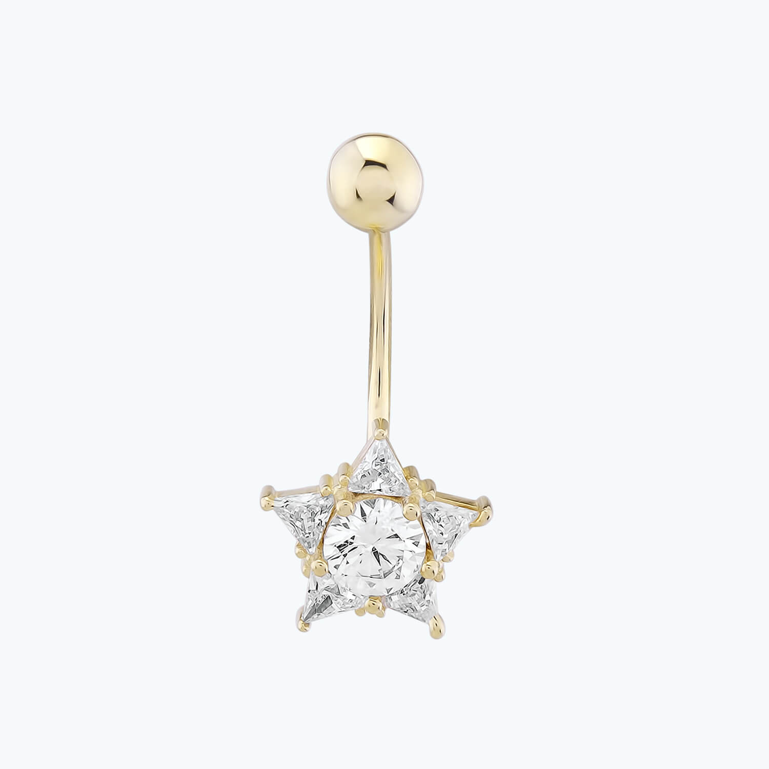 Altın Yıldız Göbek Piercing Altın Yıldız Göbek Piercing
