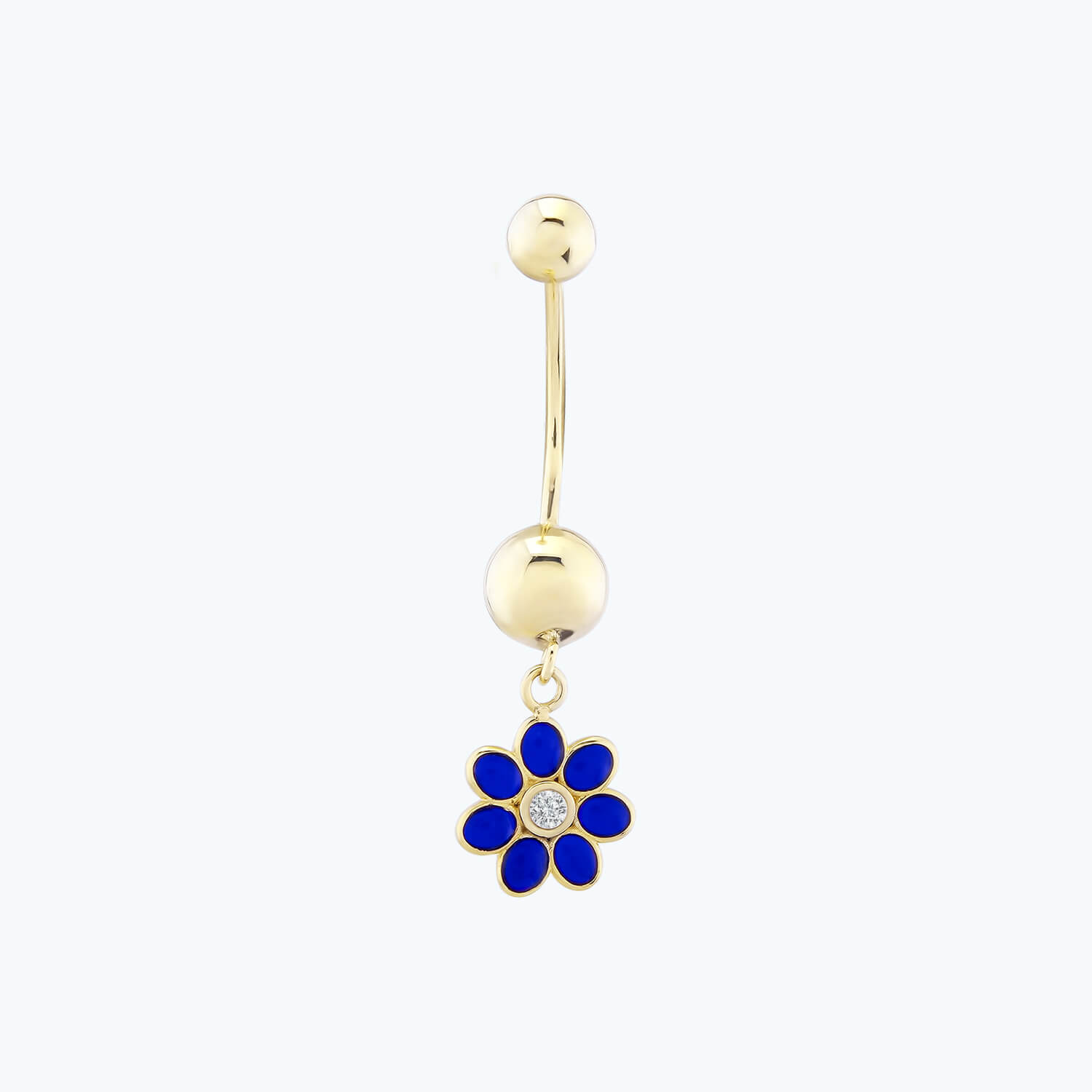 Altın Papatya Göbek Piercing Altın Papatya Göbek Piercing