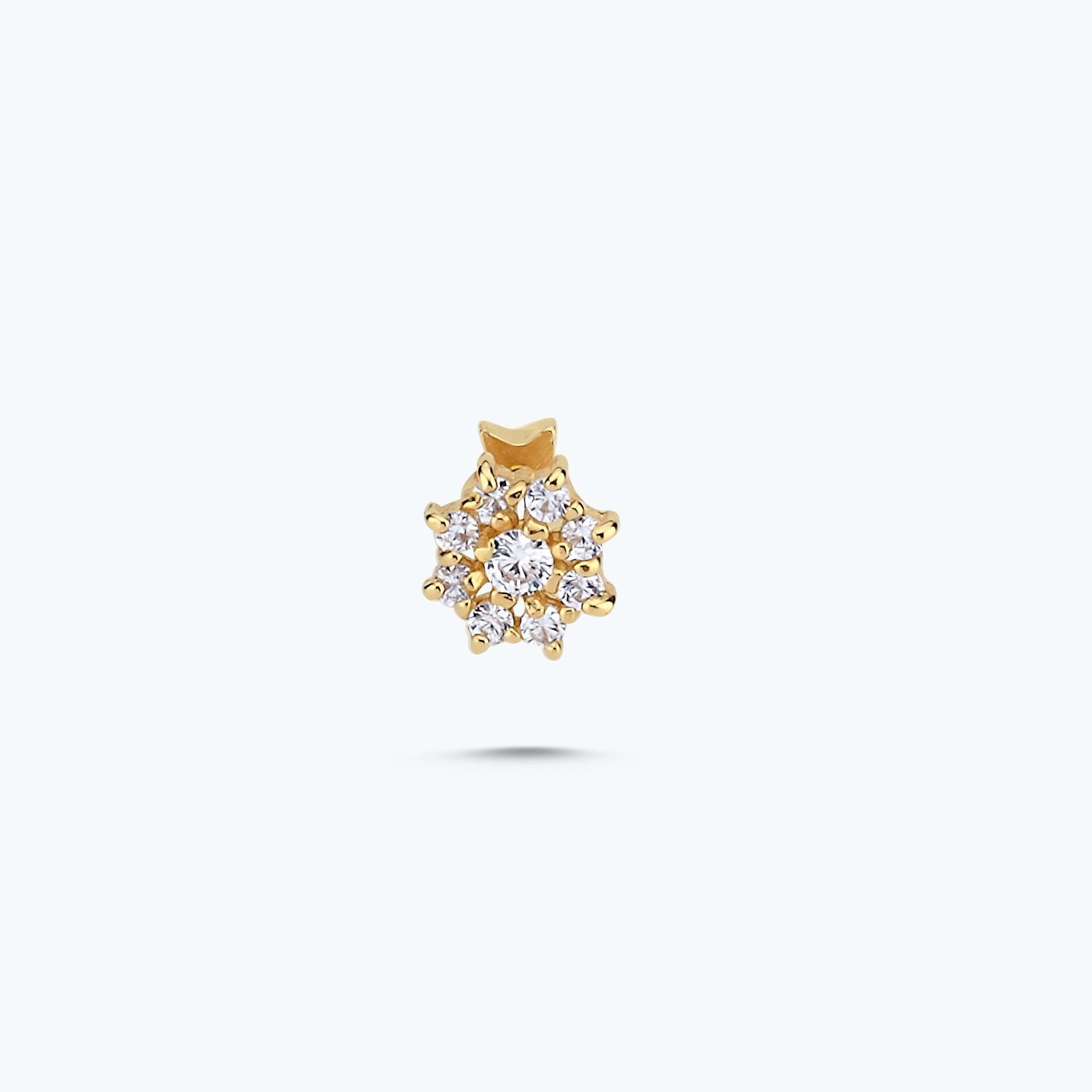 Altın Tragus Yıldız Piercing Altın Tragus Yıldız Piercing