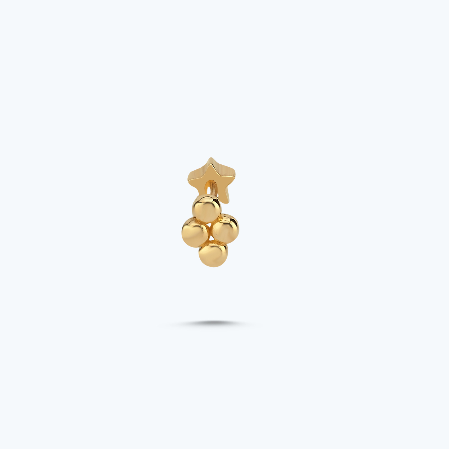 Altın Tragus Piercing Altın Tragus Piercing