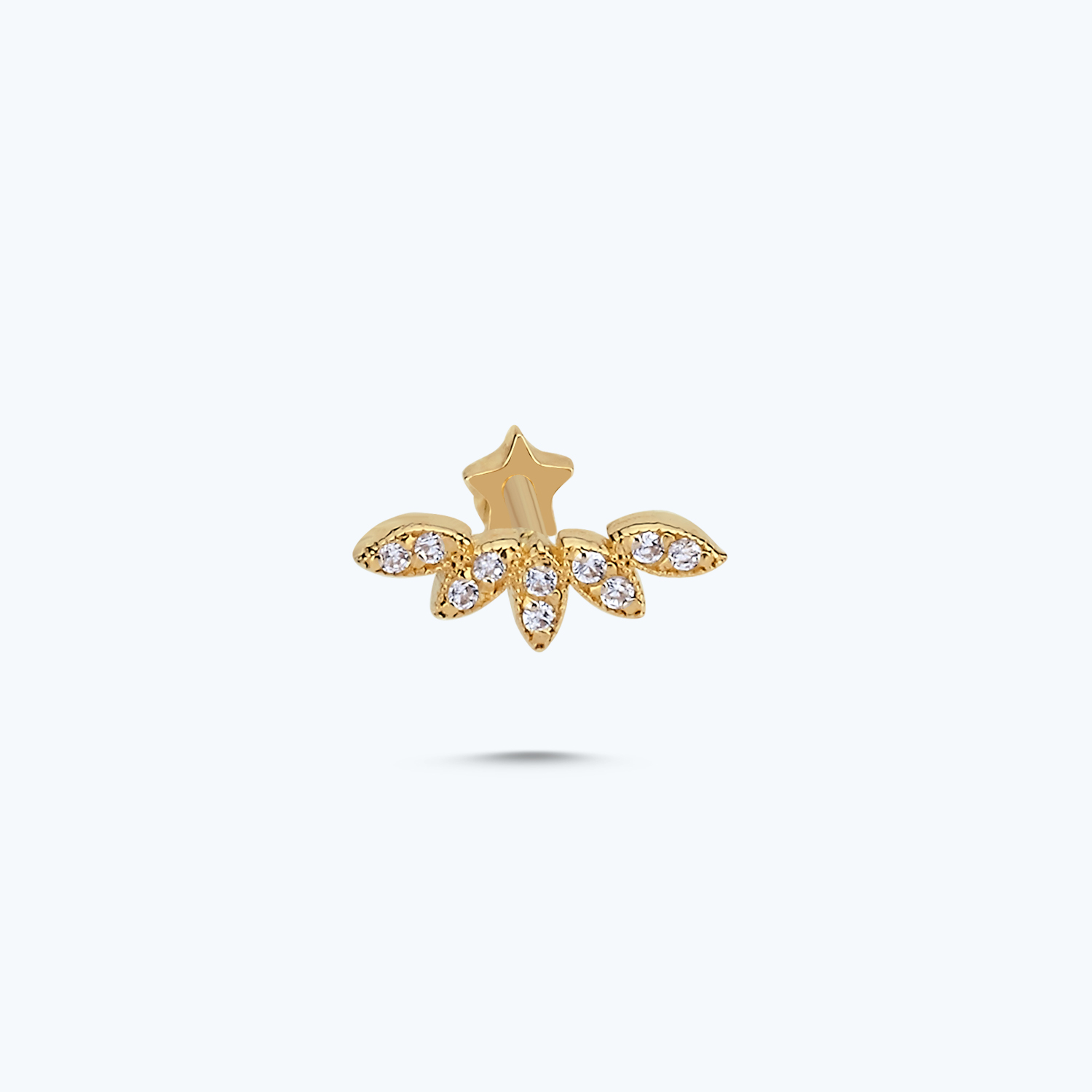 Altın Tragus Piercing Altın Tragus Piercing