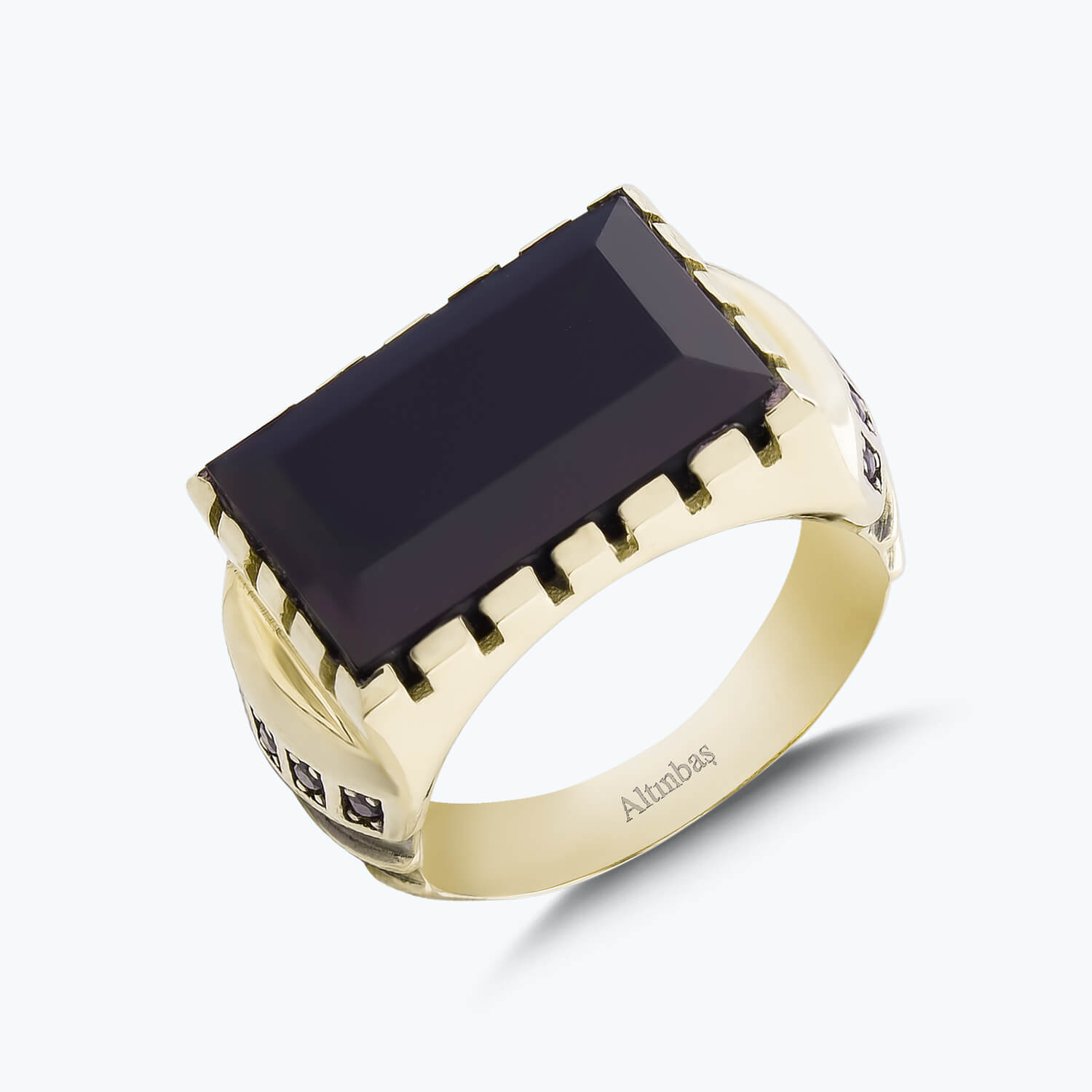 Altın Erkek Şahi Topu Yüzüğü Altın Erkek Şahi Topu Yüzüğü