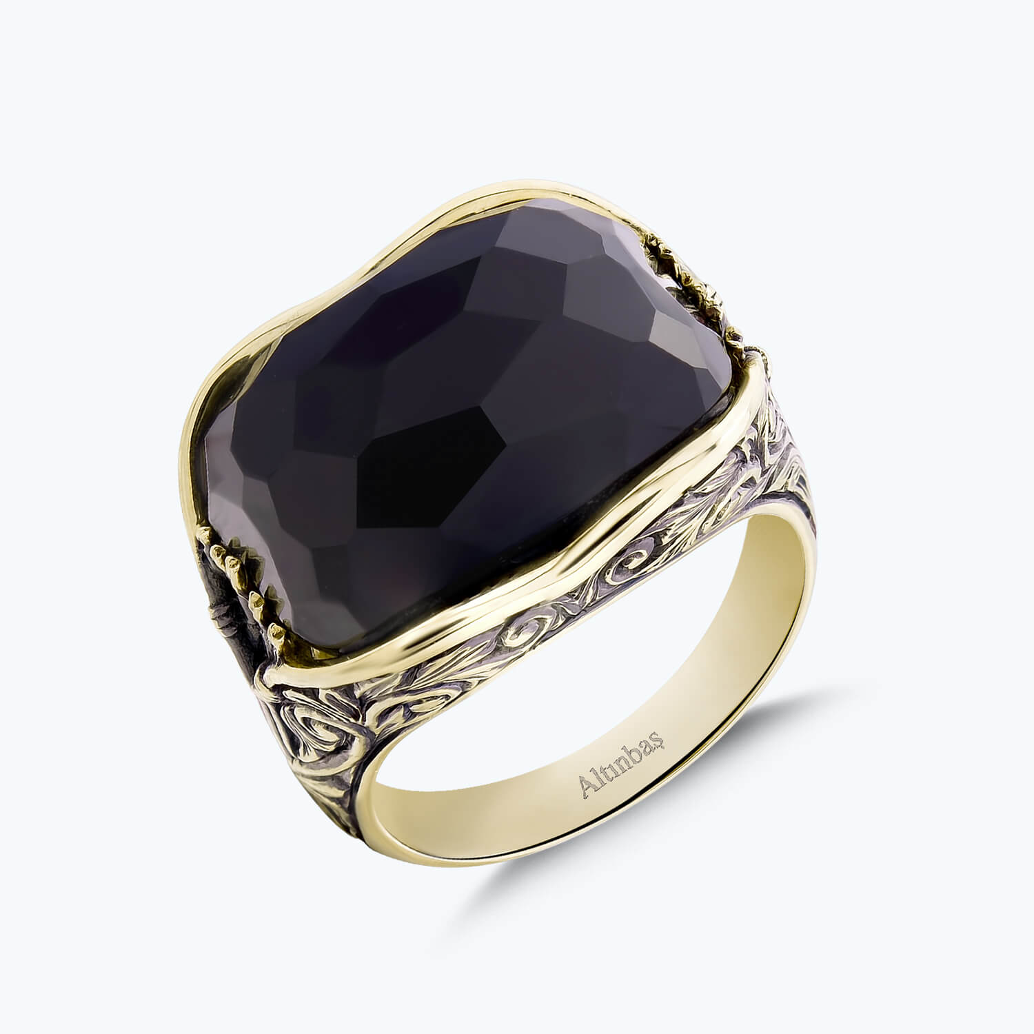 Altın Erkek Ok ve Yay Yüzüğü