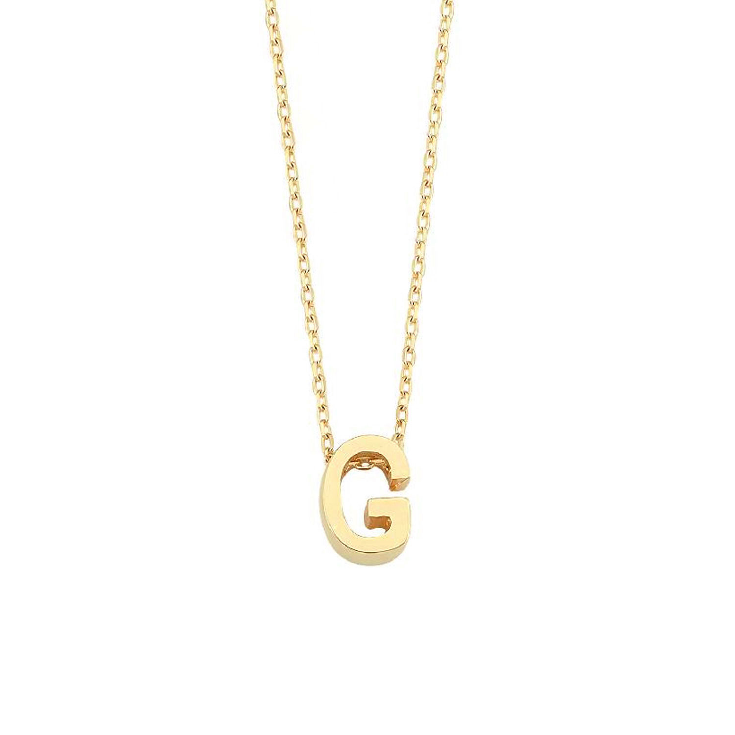 Altın G Harfi Kolye
