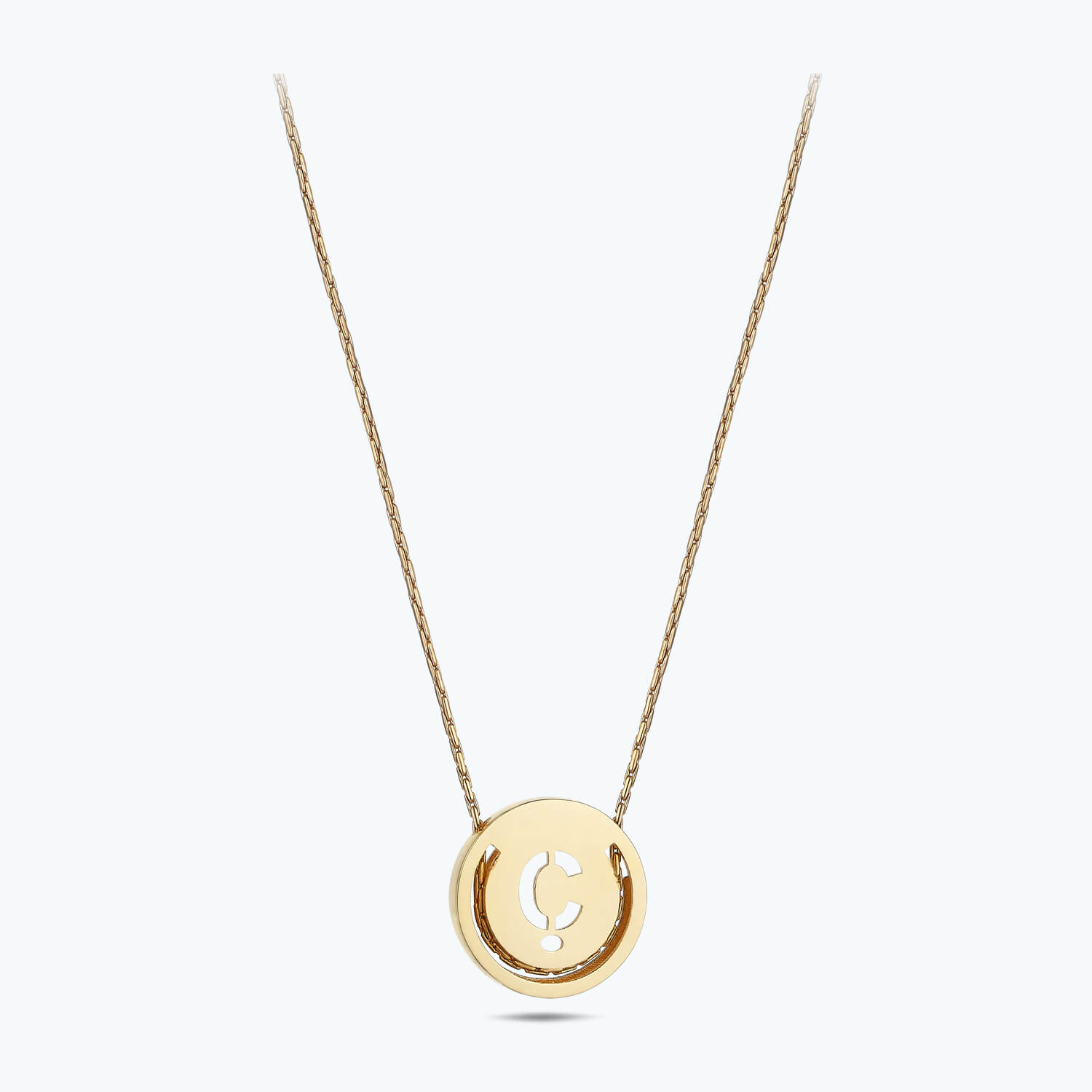 Altın Ç Harfi Kolye