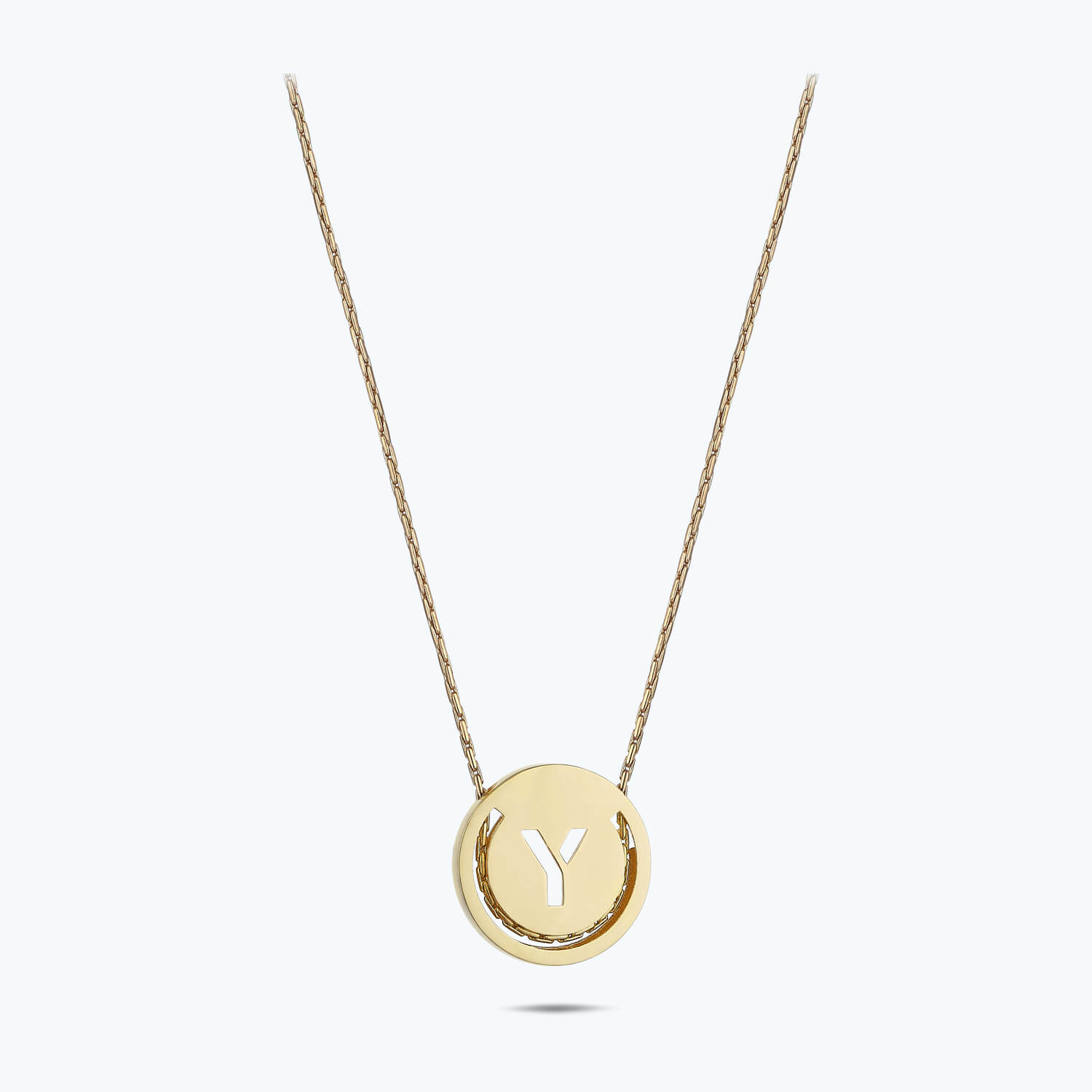 Altın Y Harfi Kolye