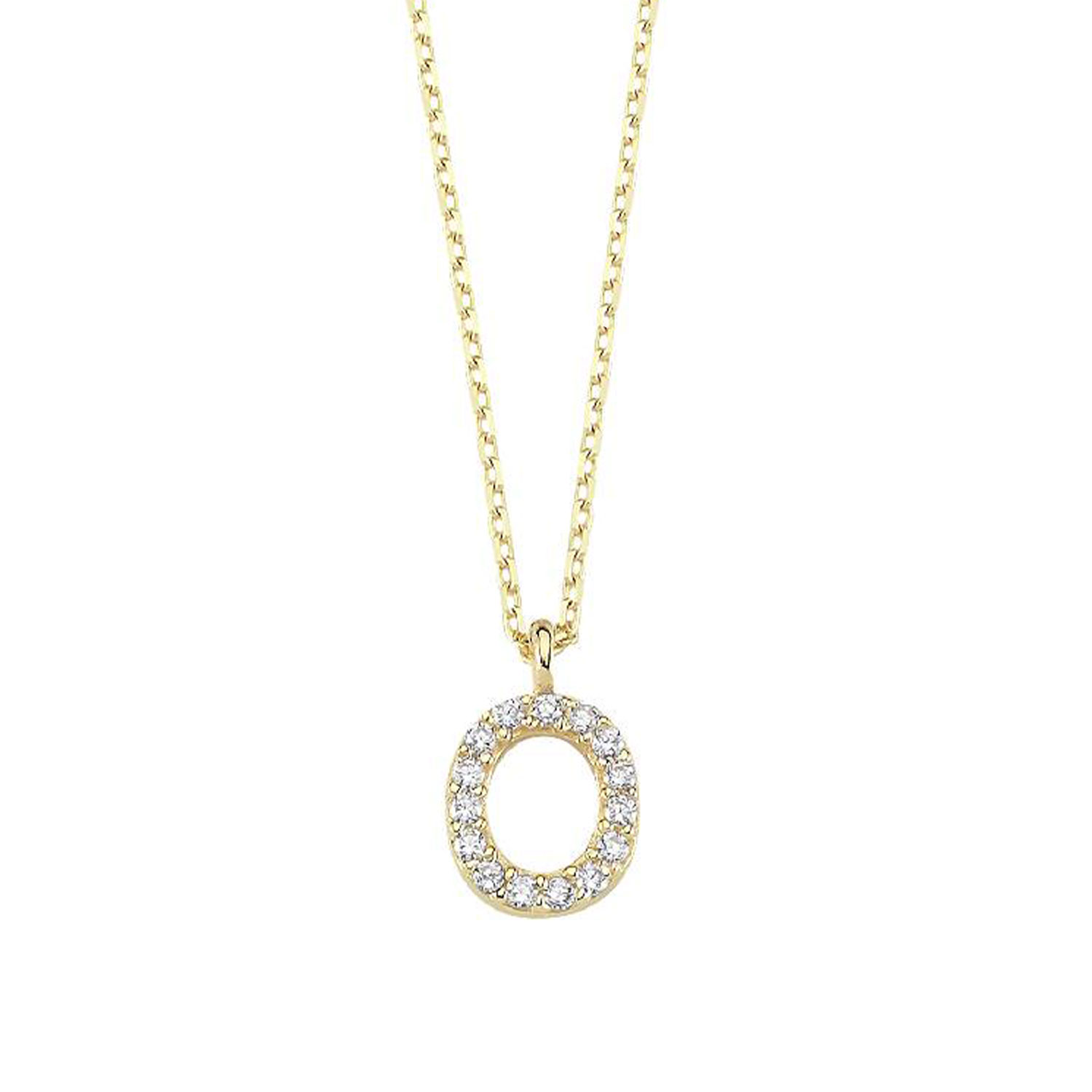 Altın O Harfi Kolye