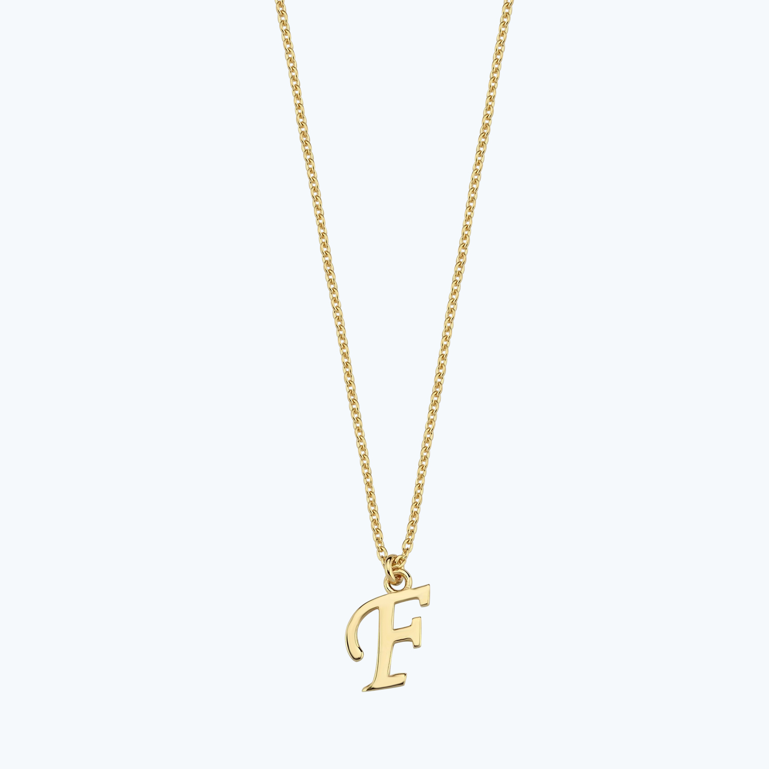 Altın F Harfi Kolye / 0011304690046 - Altınbaş
