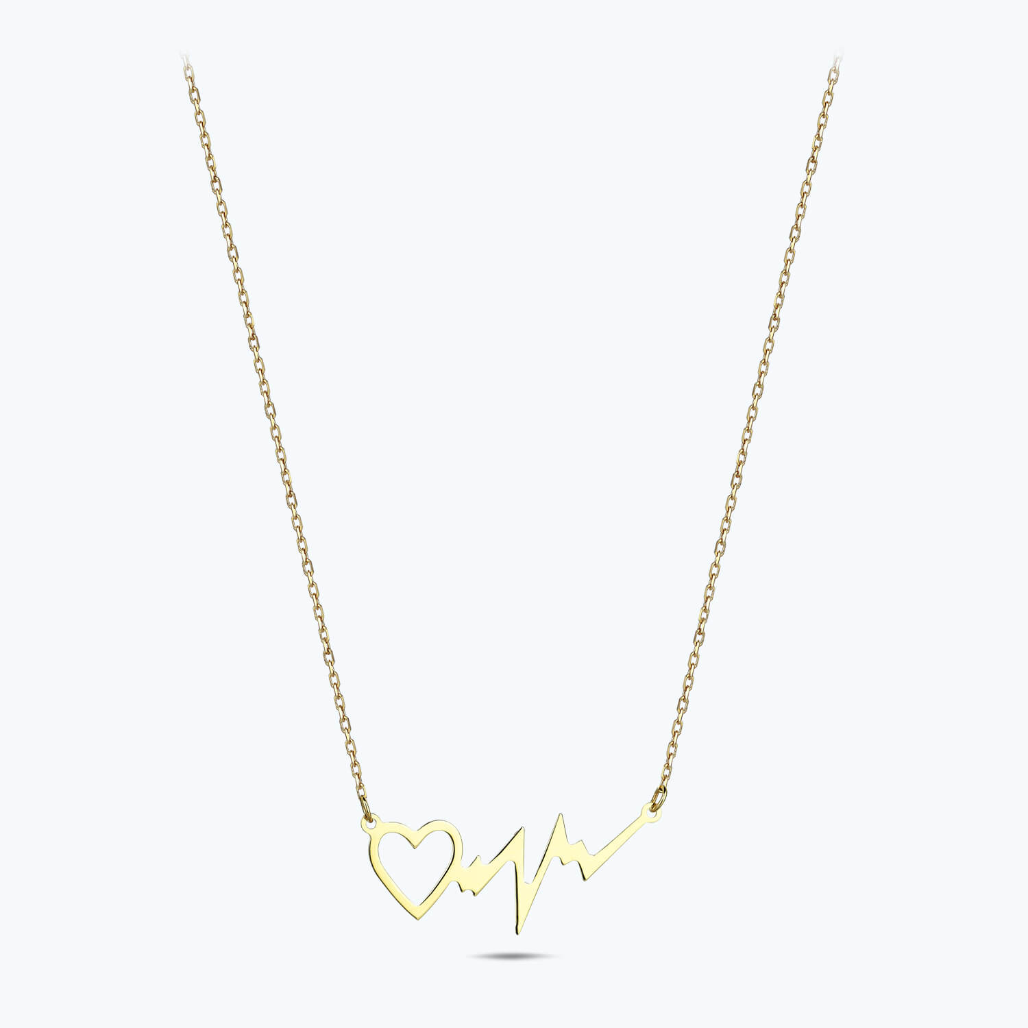 Altın Kalp Ritmi Kolye Altın Kalp Ritmi Kolye