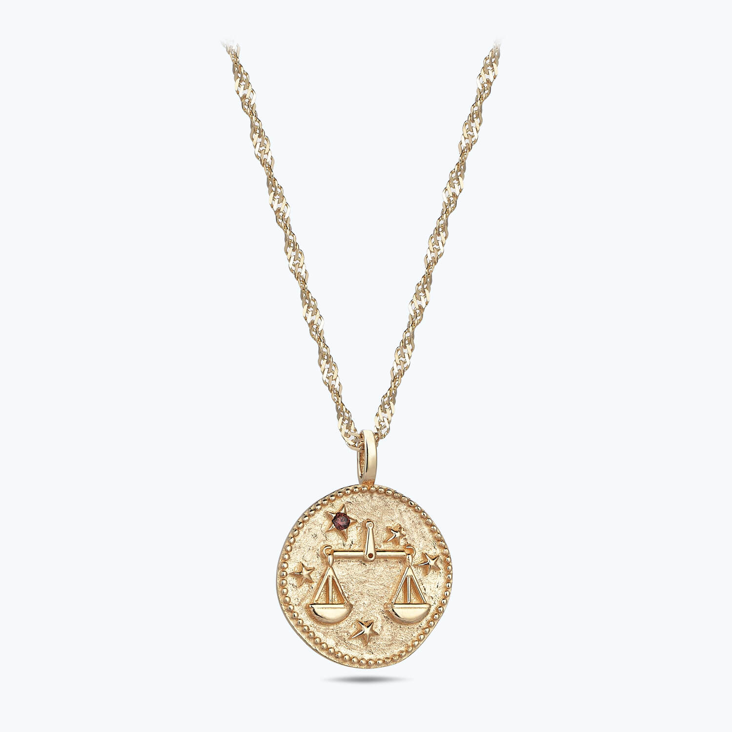 Altınbaş Burç Terazi Kolye