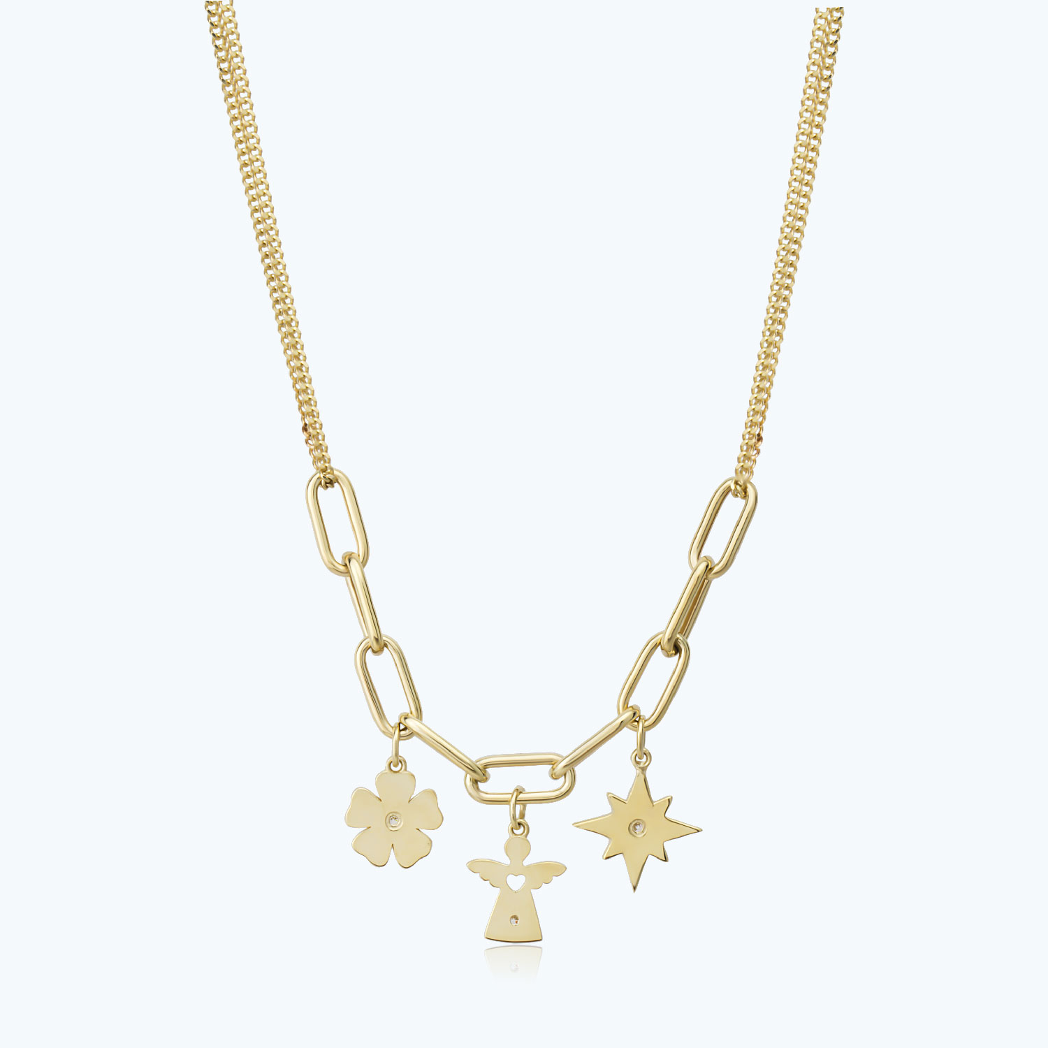 Altın Şans Zincir Kolye