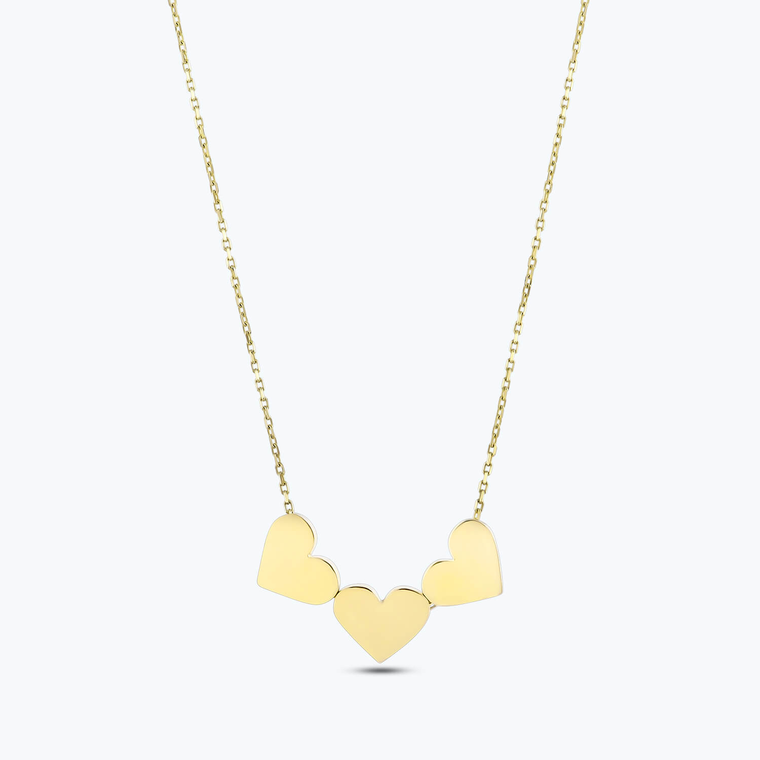 Altın İsimli Kalp Kolye