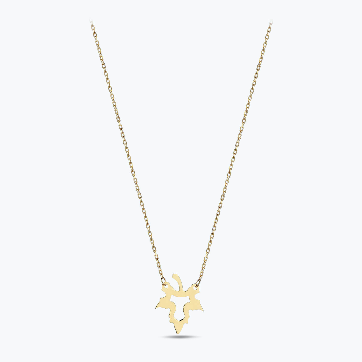 Altın Çınar Kolye