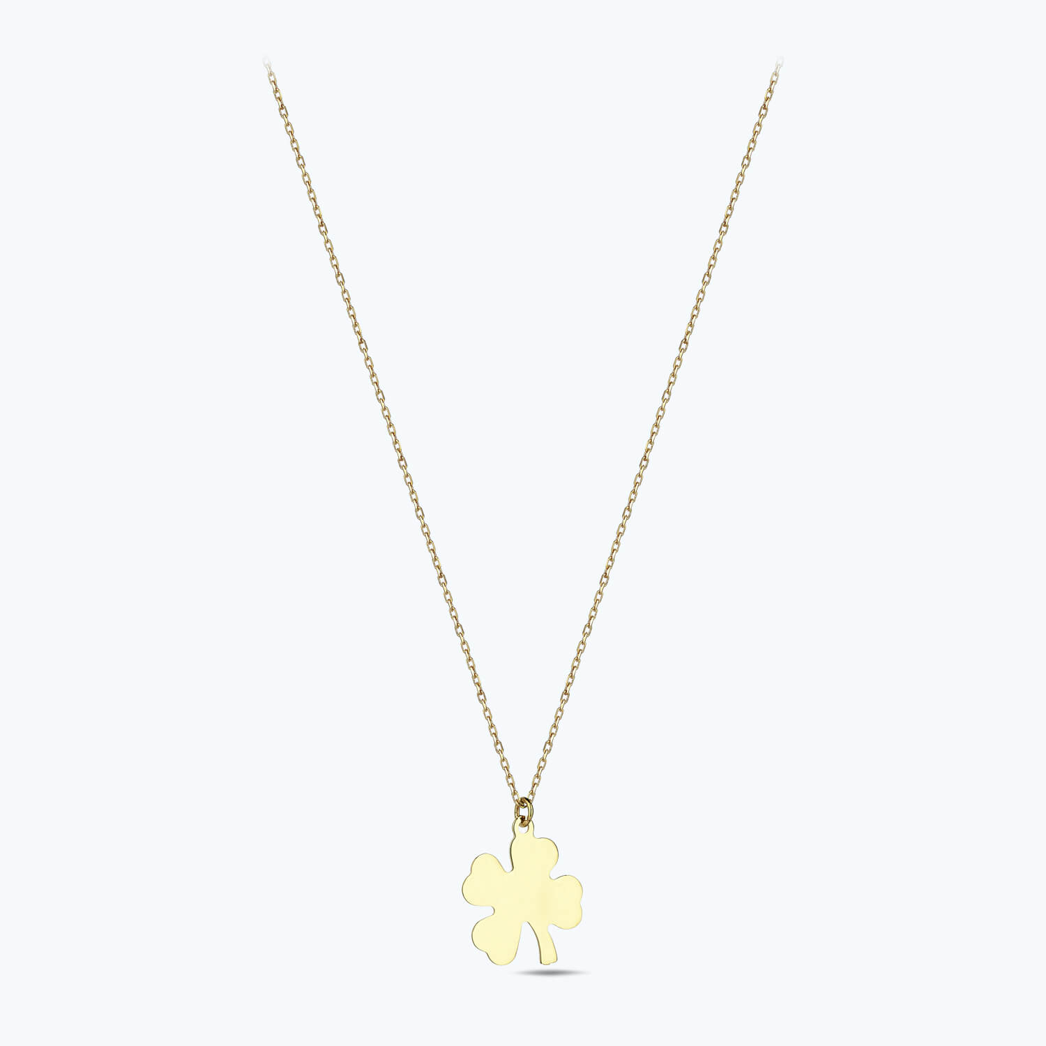 Altın Yonca Kolye