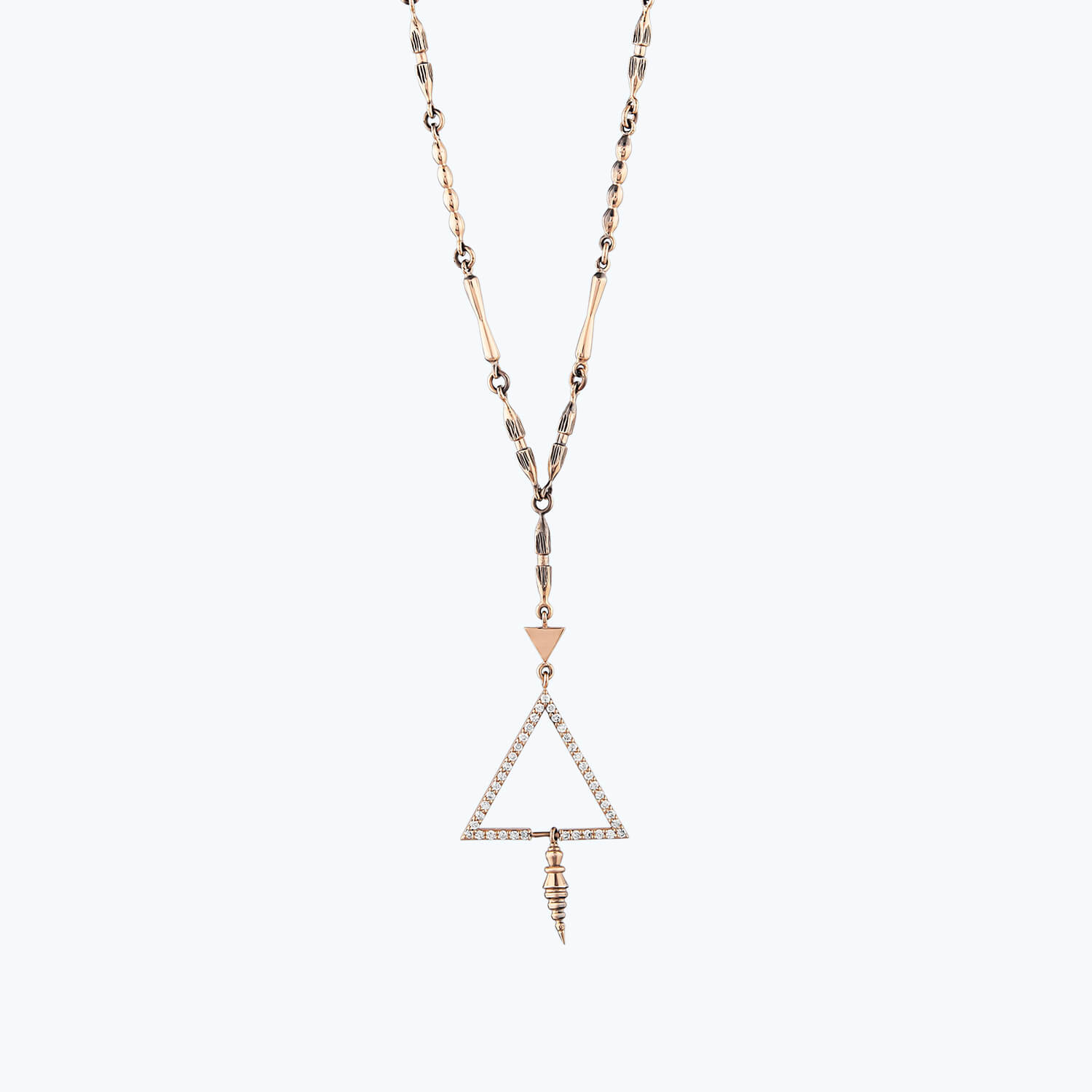 Altın Üçgen Kolye