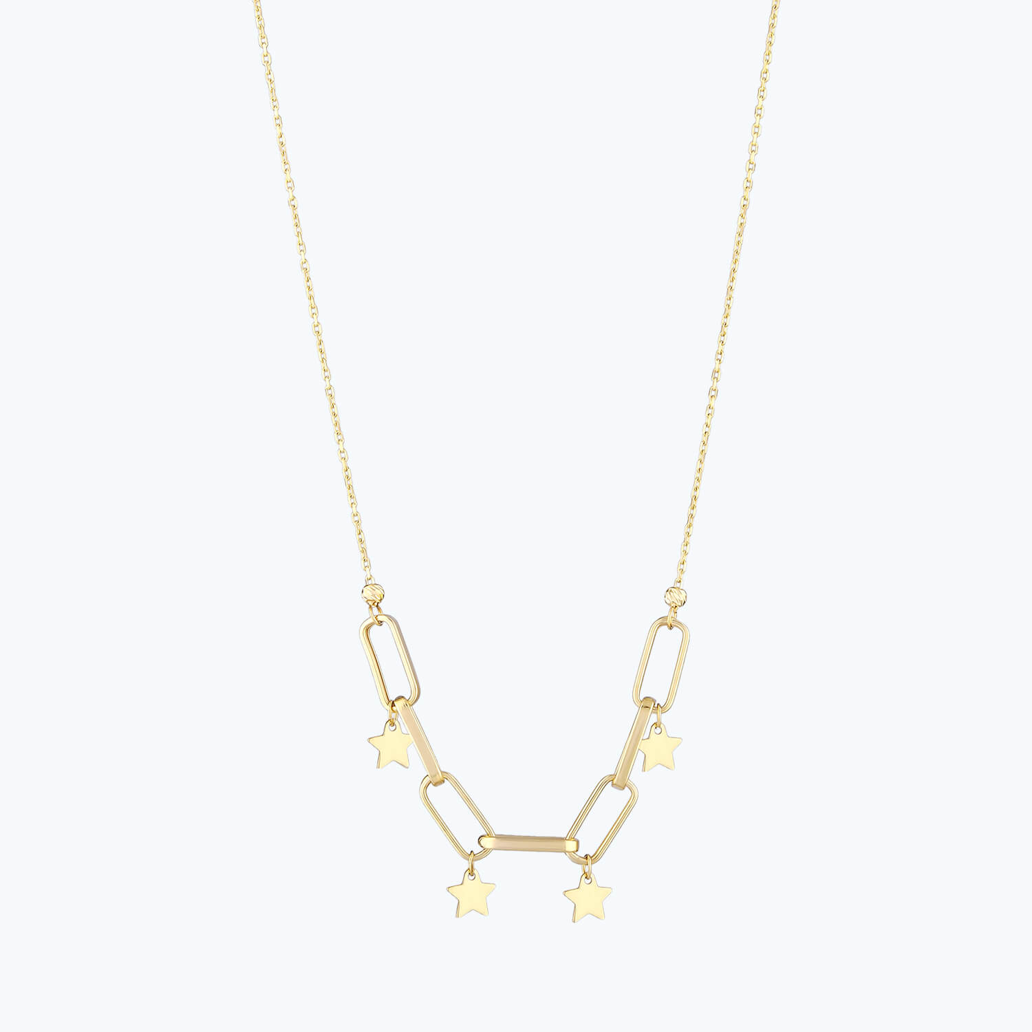 Altın Zincir Yıldız Kolye