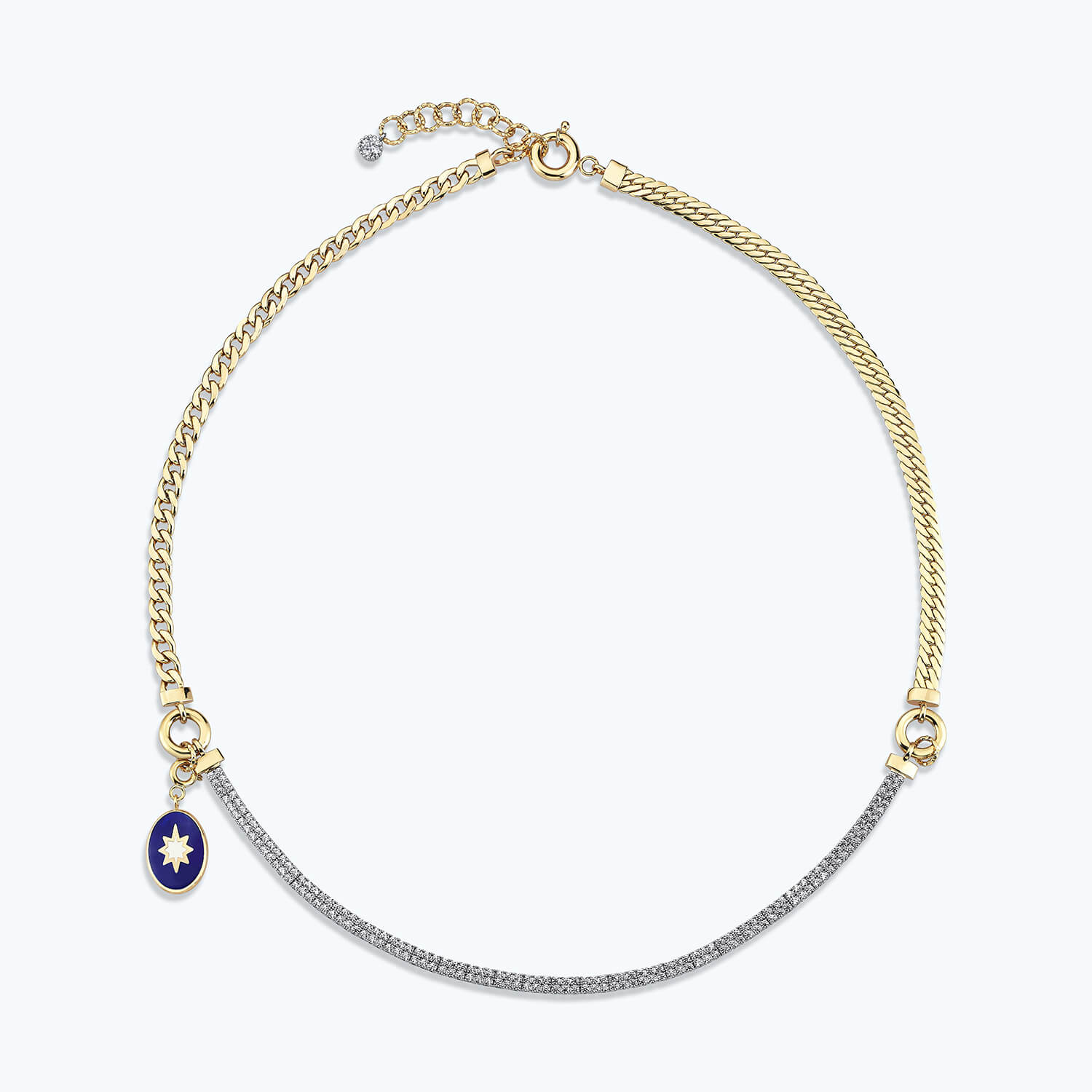 Altın Zincir Kutup Yıldızı Kolye