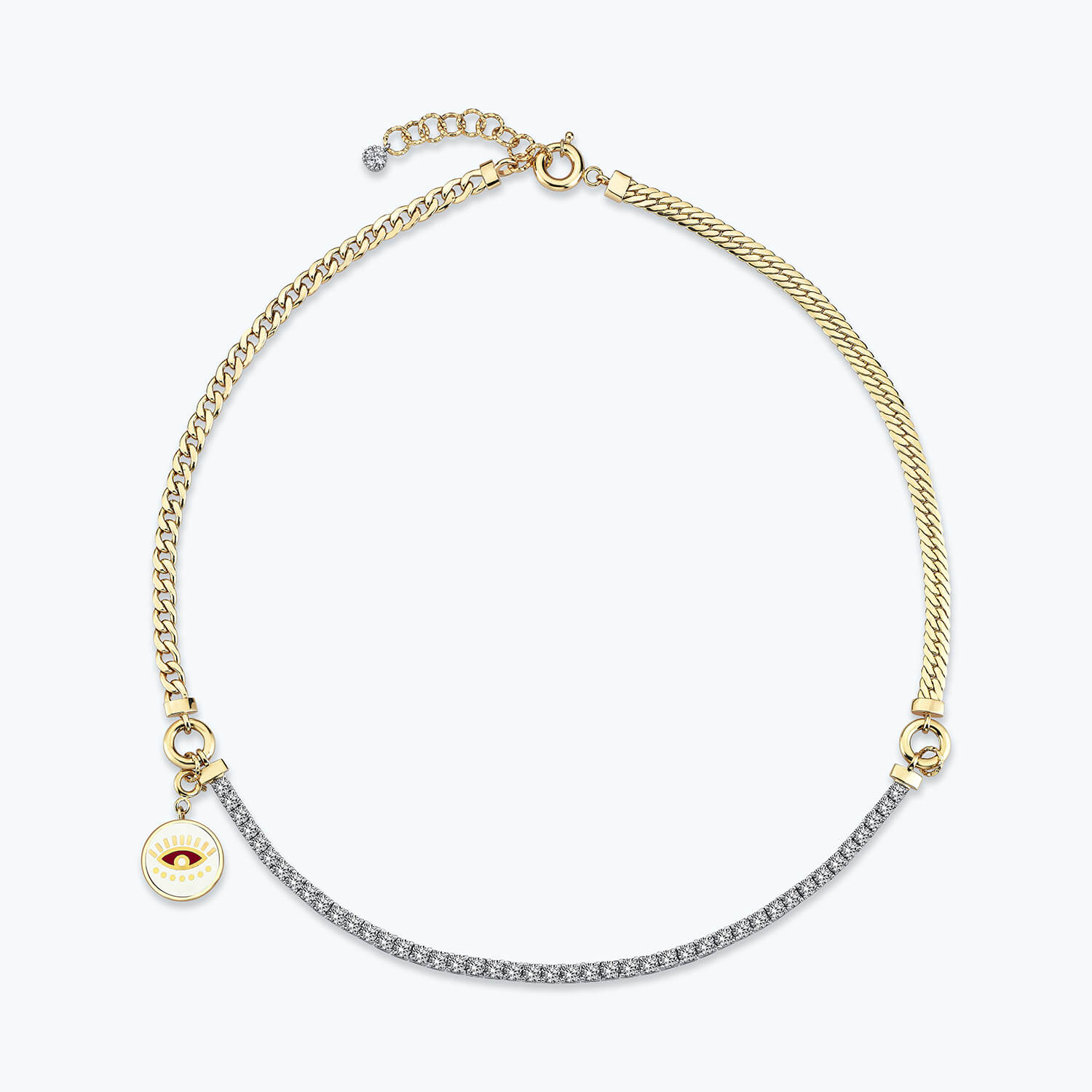 Altın Zincir Göz Kolye