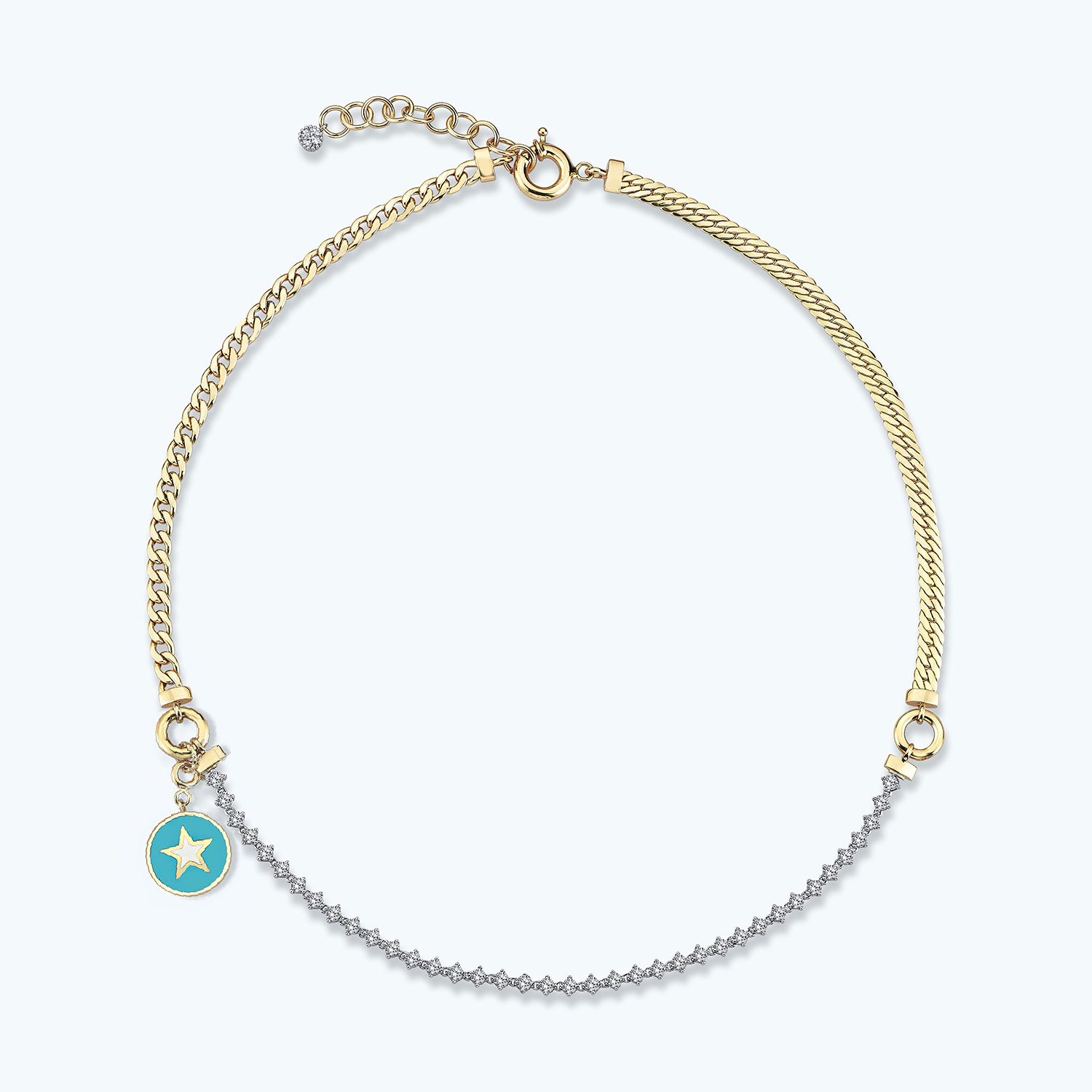 Altın Zincir Yıldız Kolye