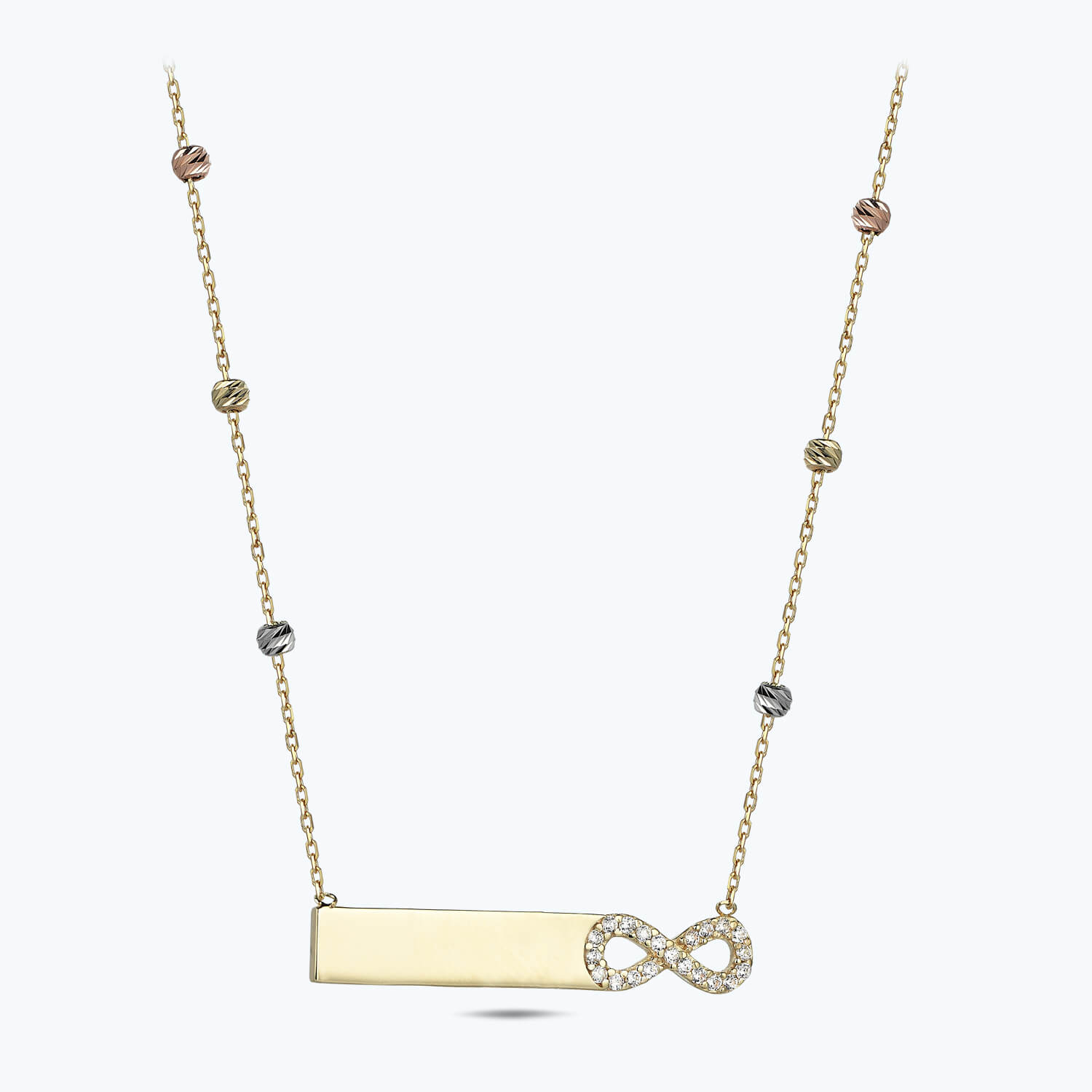 Altın İsimli Sonsuzluk Kolye