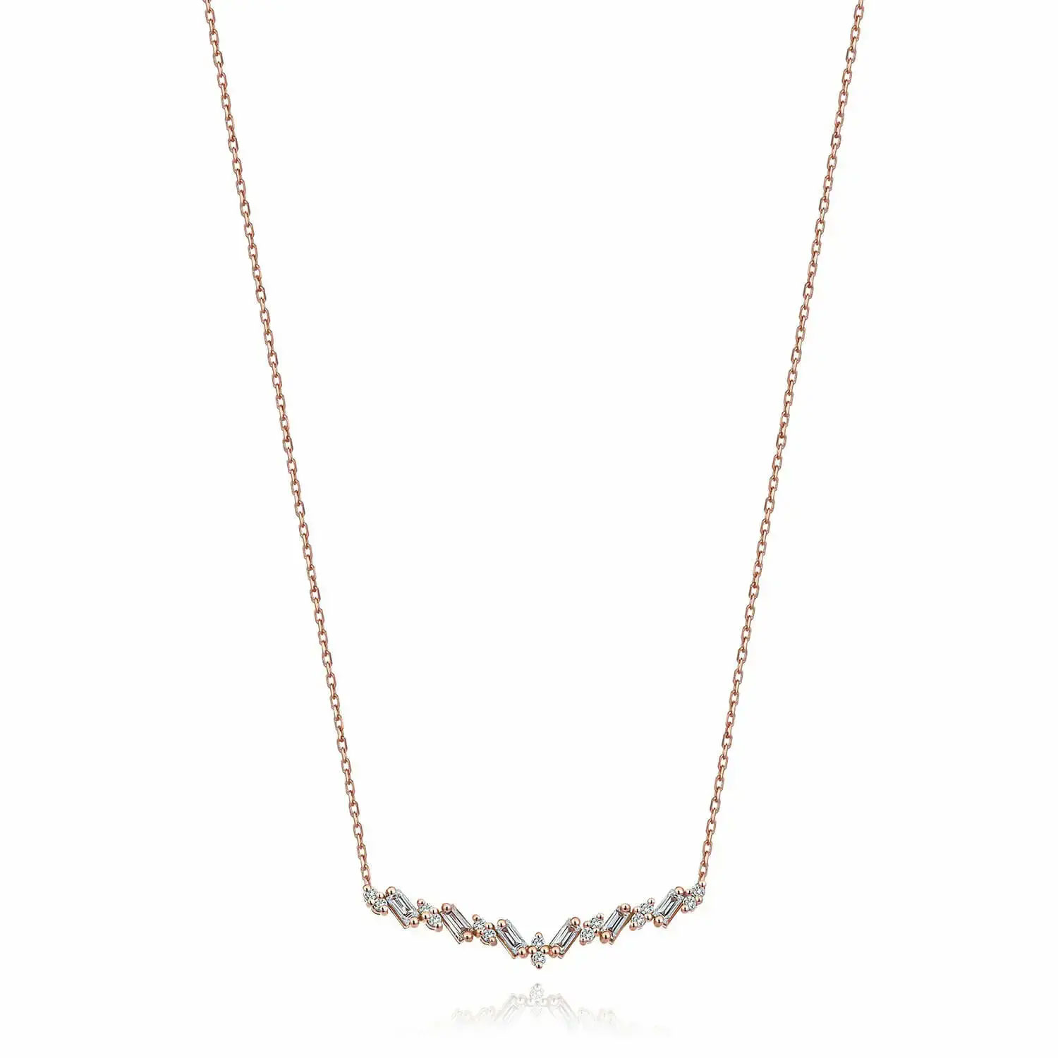 Pırlanta Baget Kolye