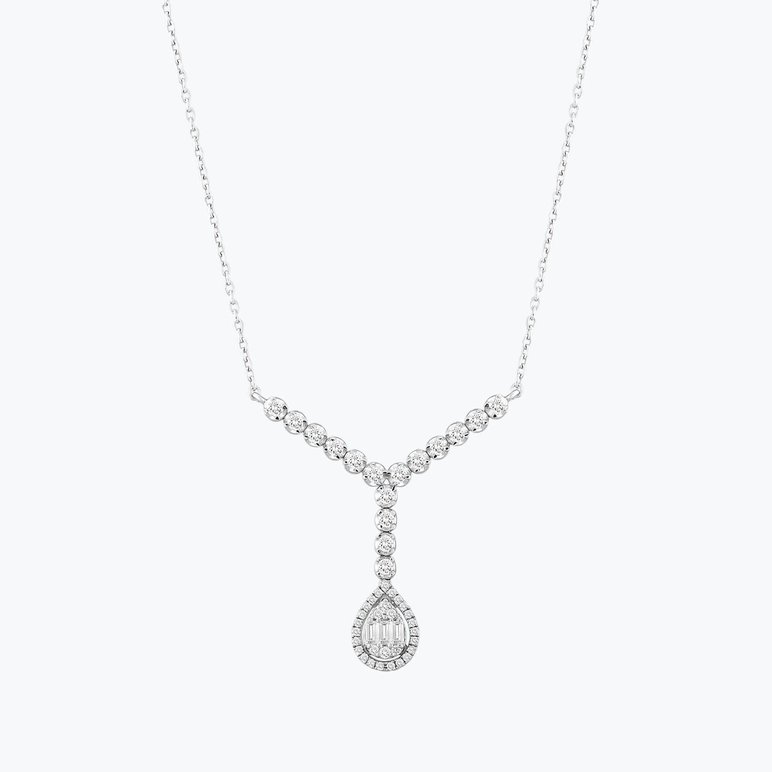 Pırlanta Baget Kolye