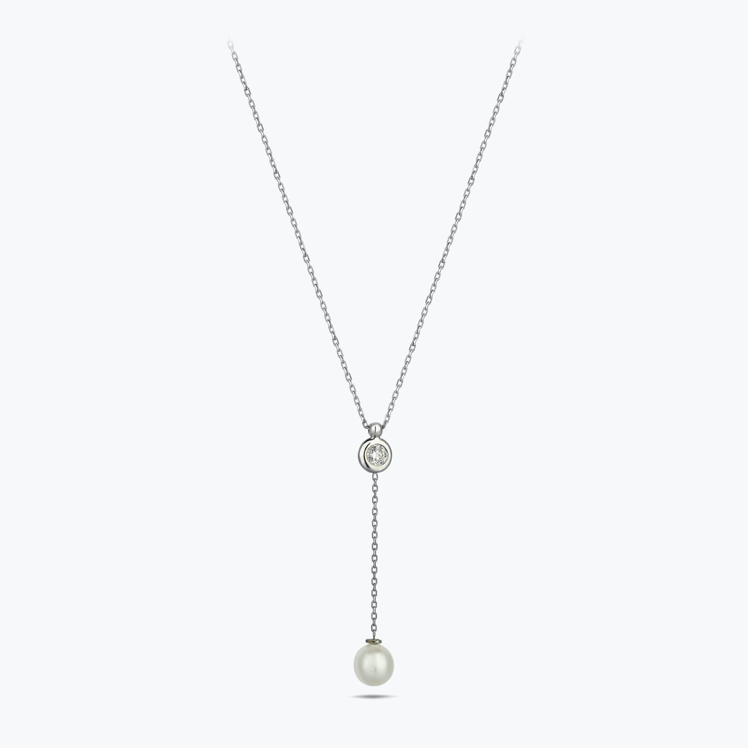 Pırlanta İnci Kolye