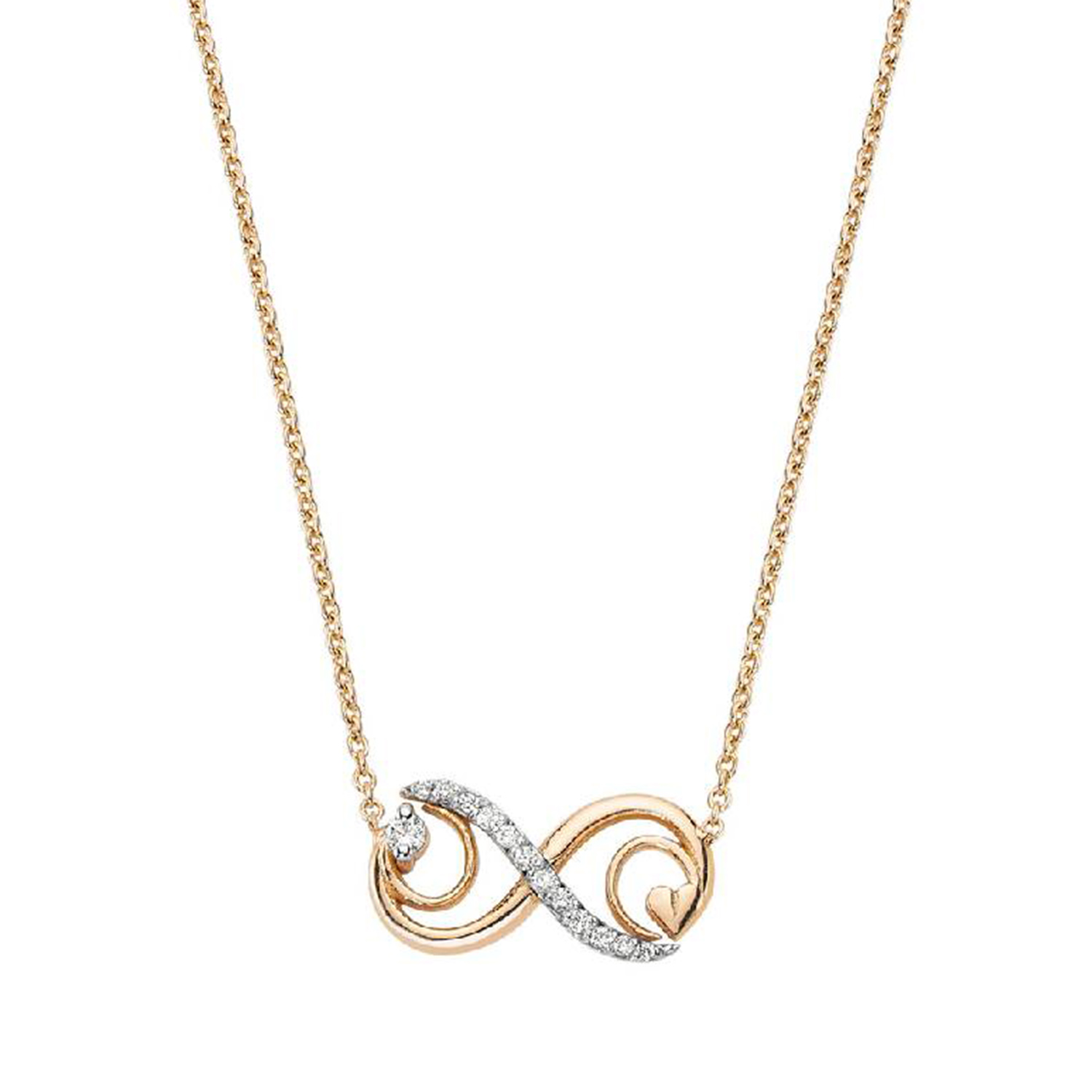 Pırlanta Promiss Sonsuzluk Kolye