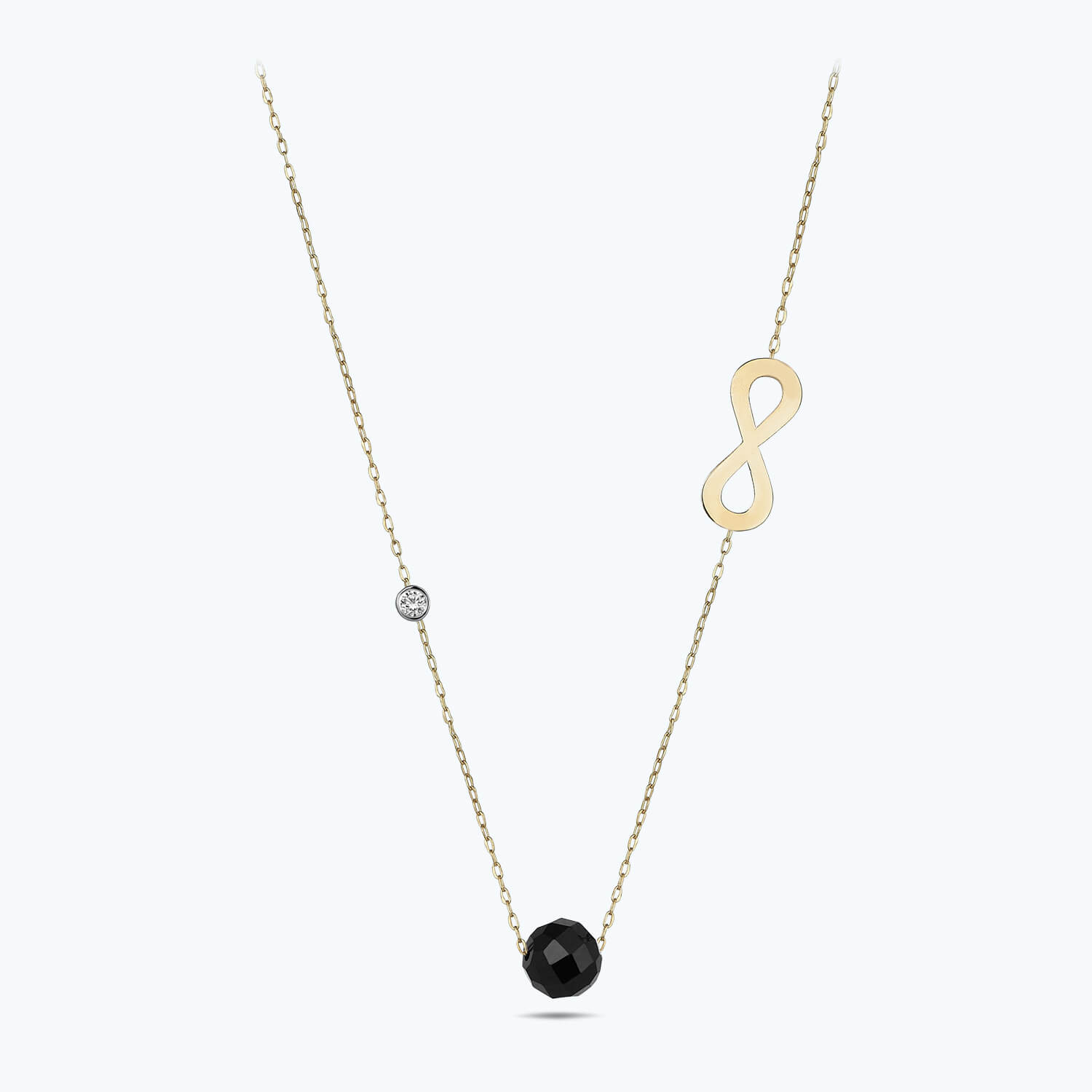 Pırlanta Sonsuzluk Kolye Pırlanta Sonsuzluk Kolye