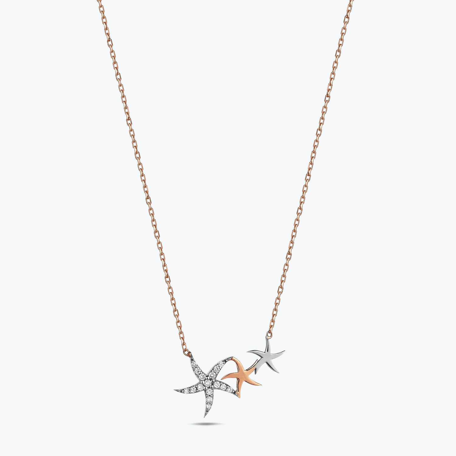 Pırlanta Deniz Yıldızı Kolye