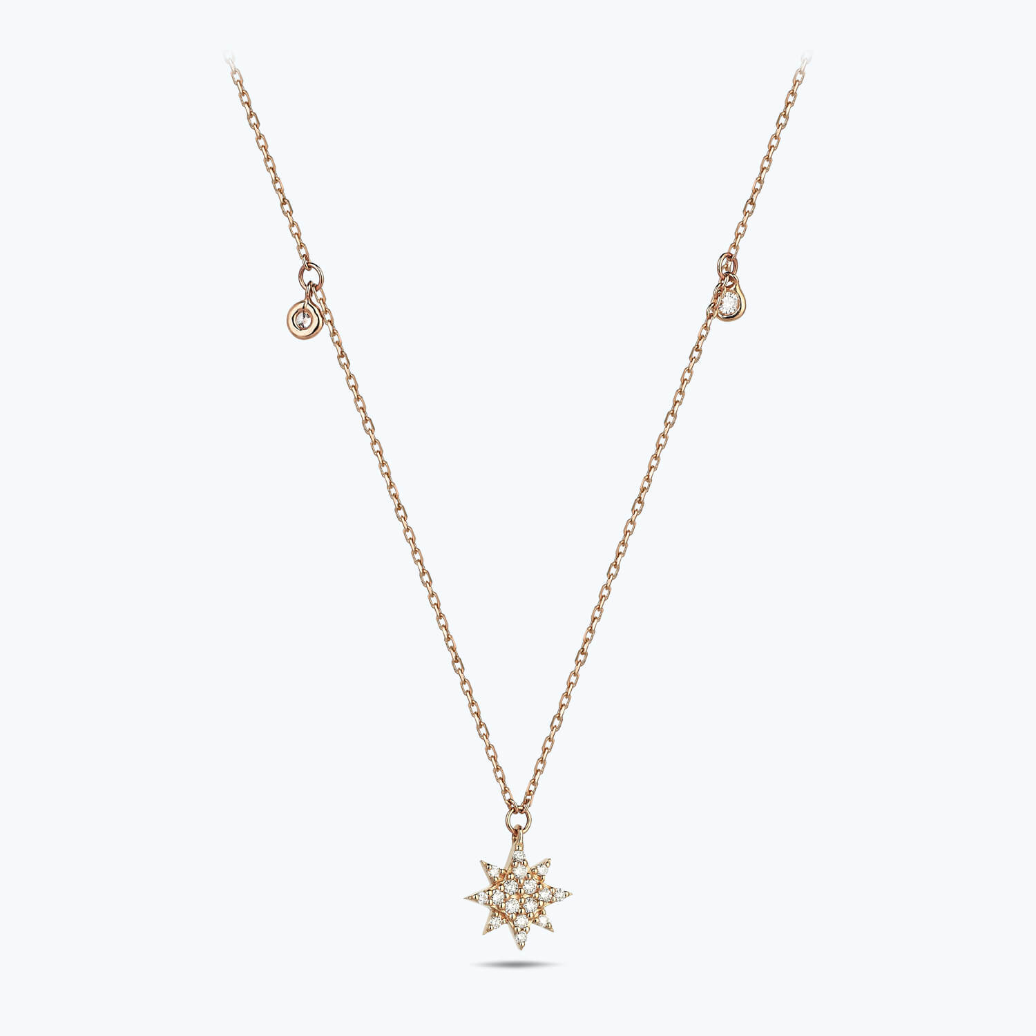 Pırlanta Yıldız Kolye