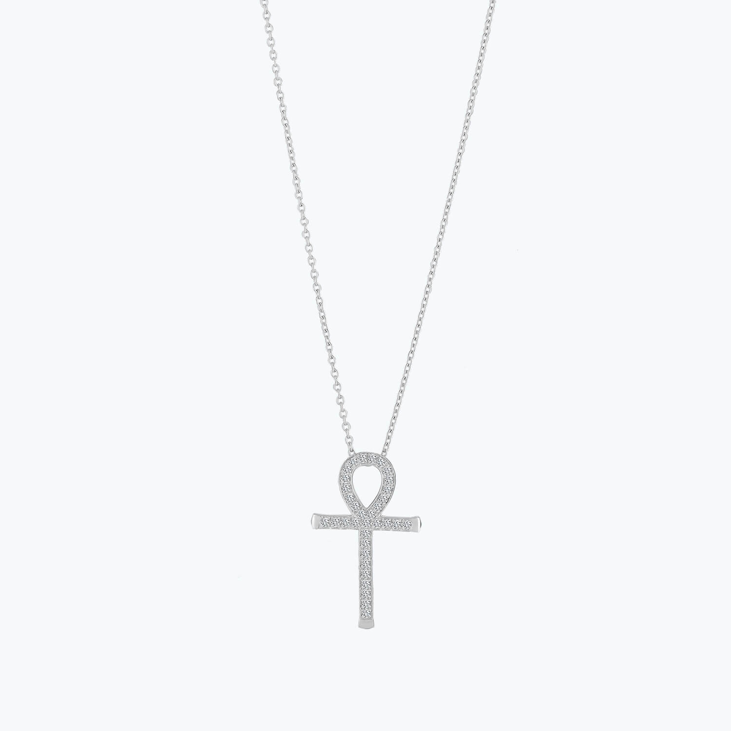 Pırlanta Ankh Kolye