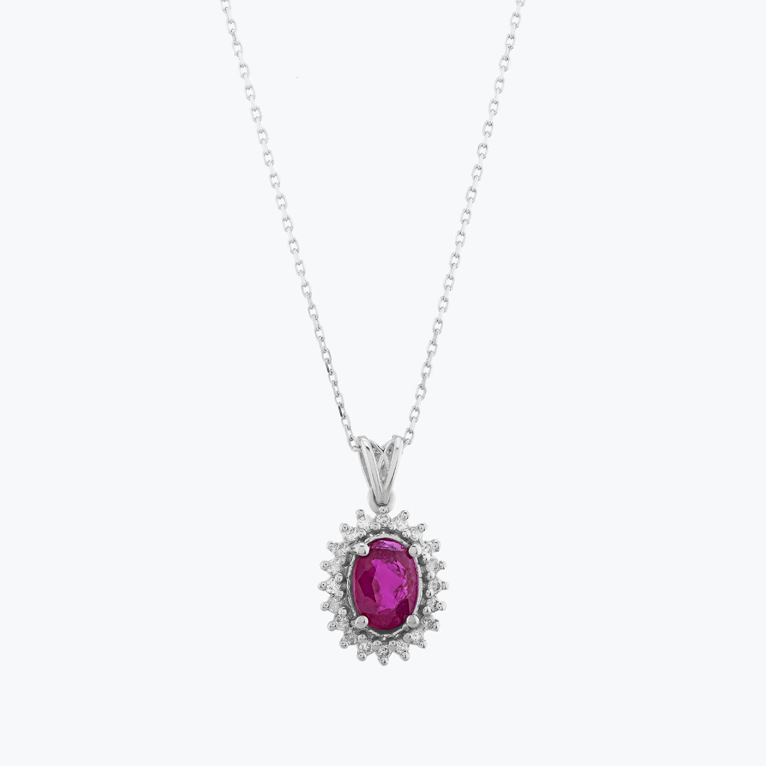 Pırlanta Yakut Kolye