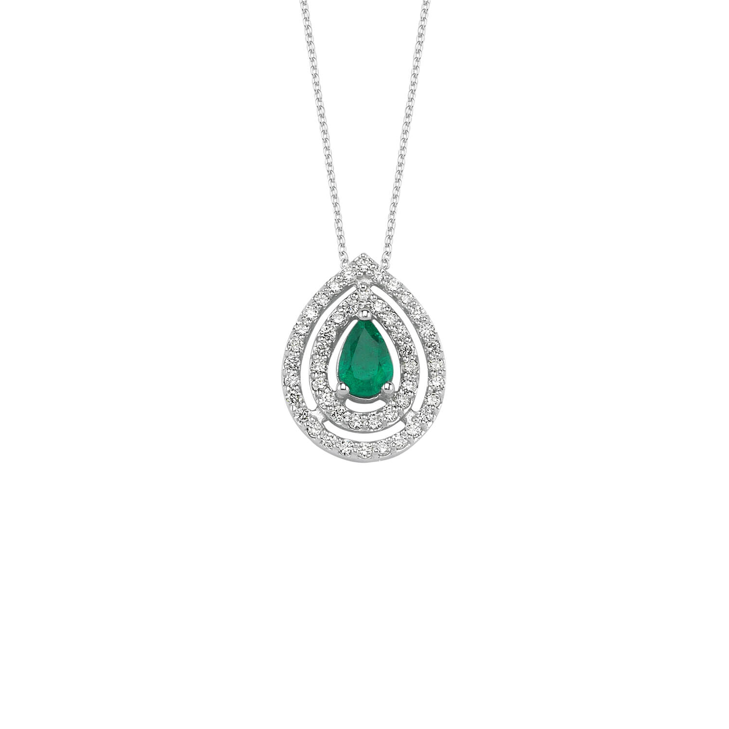 Pırlanta Zümrüt Kolye Pırlanta Zümrüt Kolye