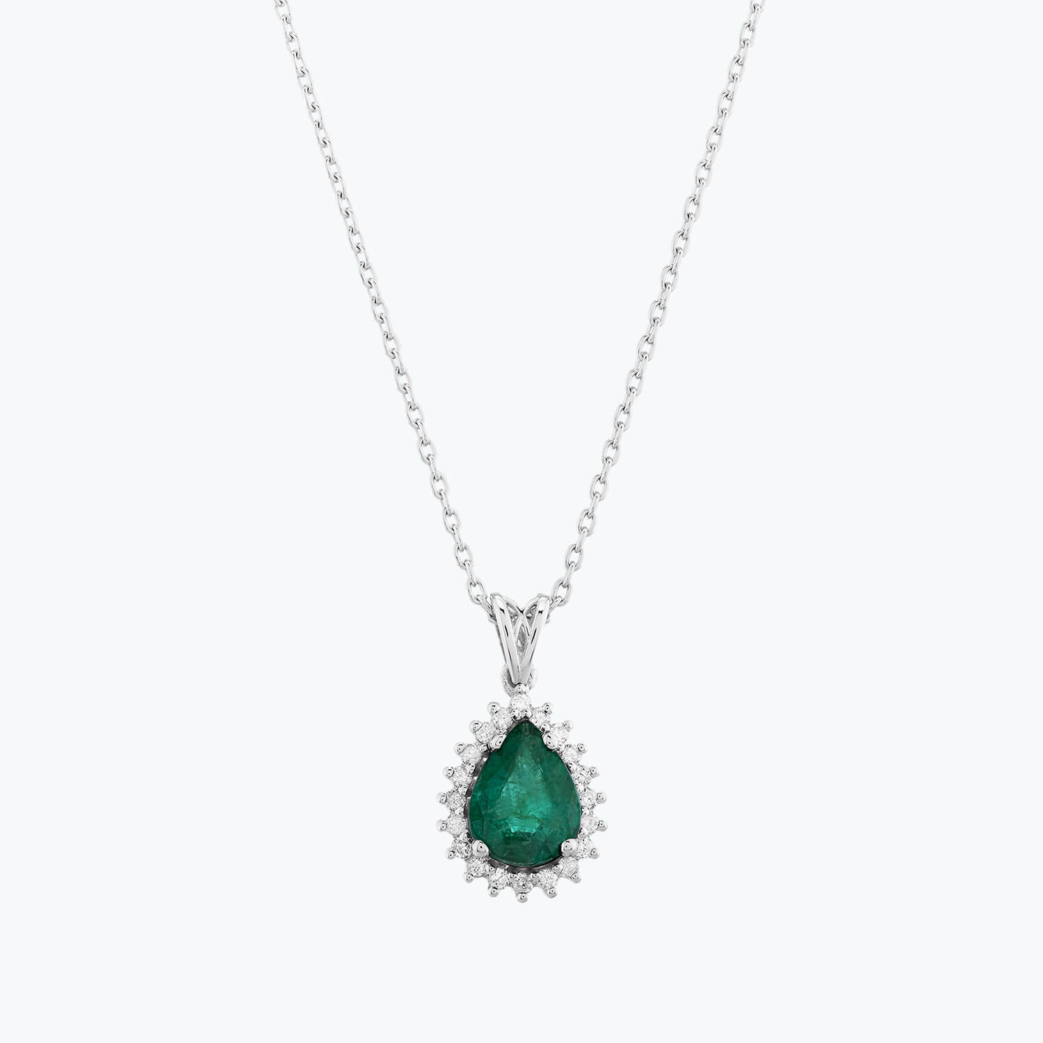 Pırlanta Zümrüt Kolye