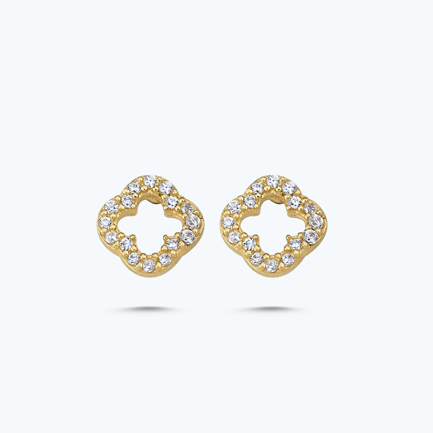 Altın taşlı Küpe Altın taşlı Küpe